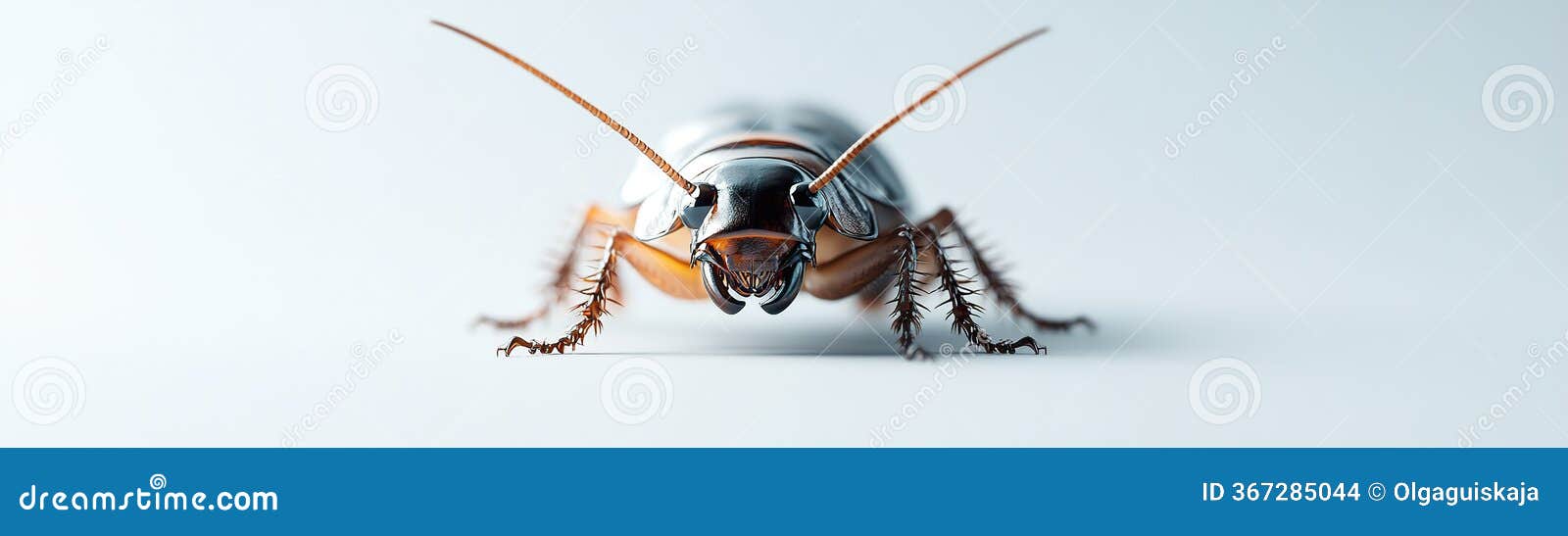 Realistic 3d Cockroach Render On Transparent Background Stock Image ...