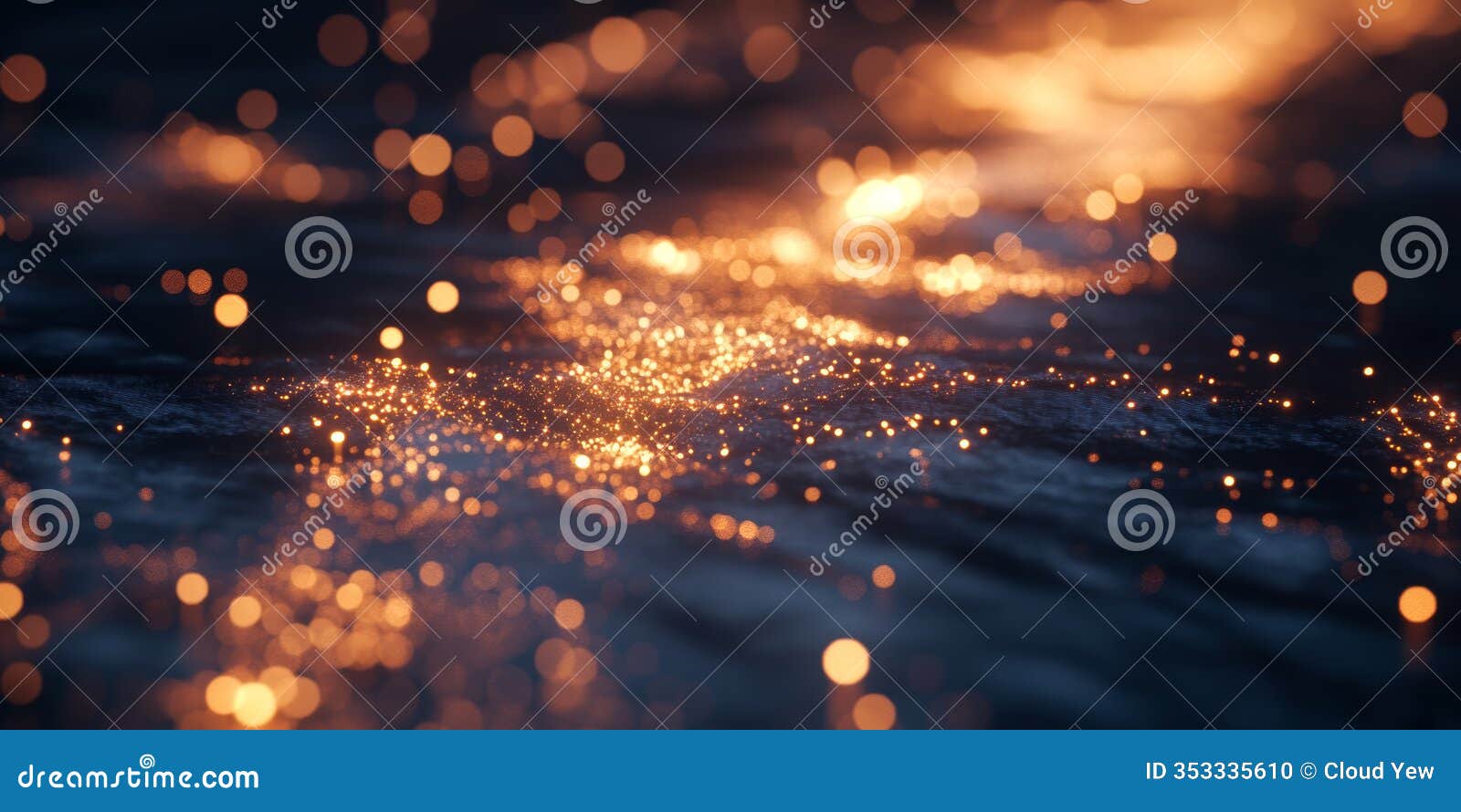 Realistic Representation of Connected Data Points with Bright Glowing ...