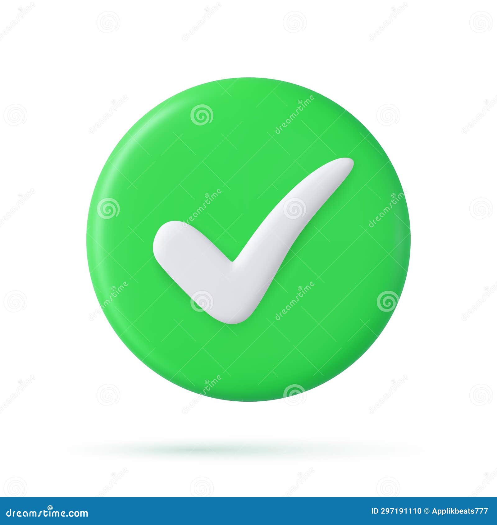 Realistic Right 3D Button stock illustration. Illustration of icon ...