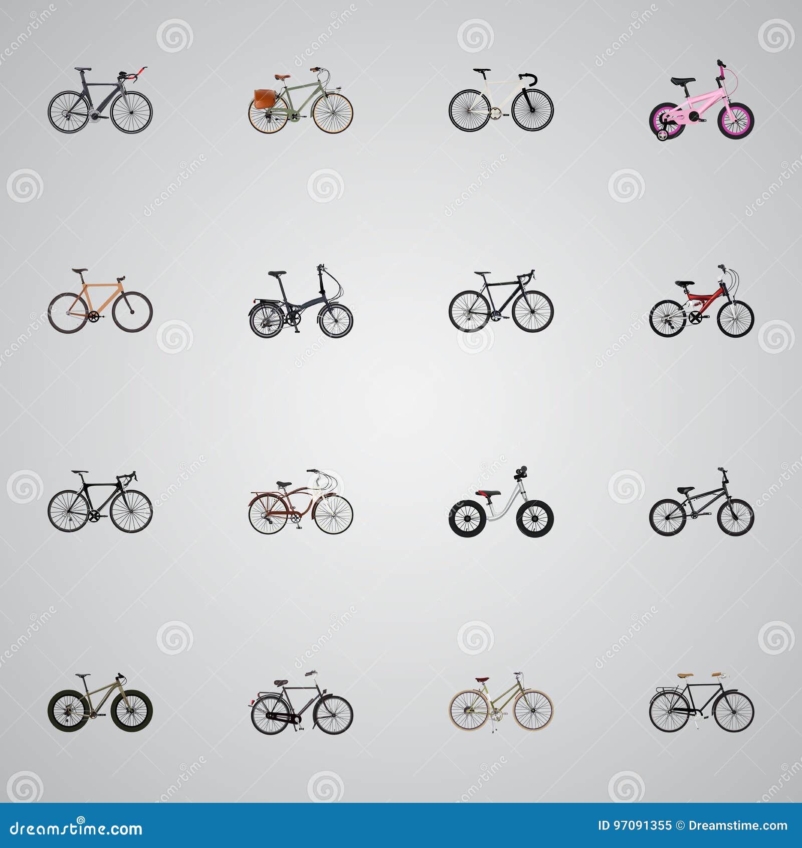 Realistic Road Velocity, Cyclocross Drive, Bmx and Other Vector ...