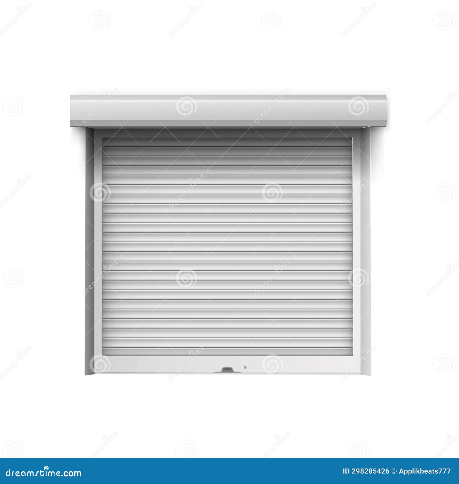 Realistic Roller Shutter Close Up Vector Art, Garage Shutter, Windows ...