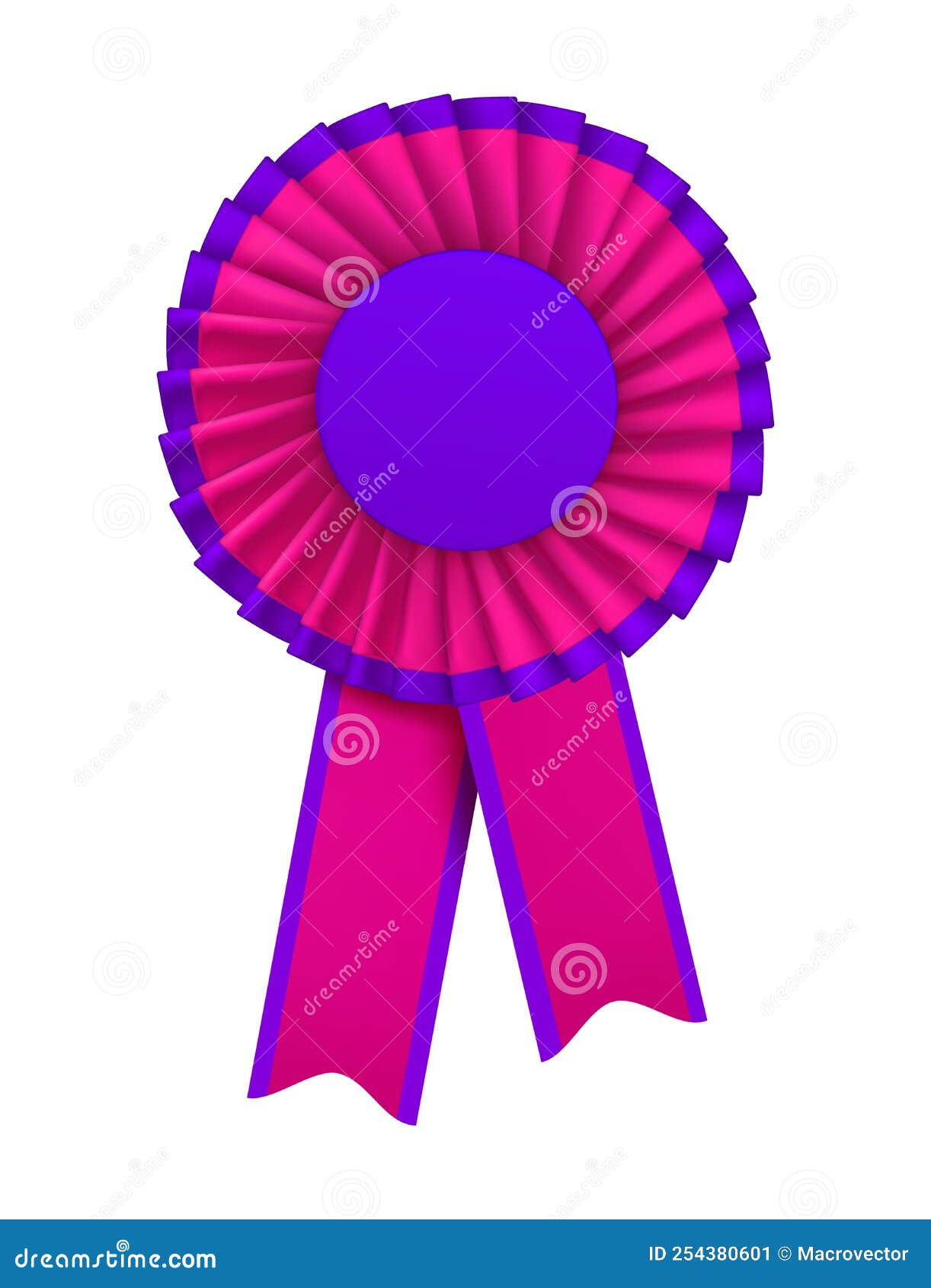 Realistic Rosette Illustration Stock Vector - Illustration of rosette ...