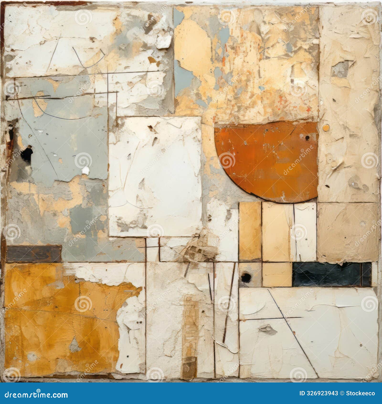 Realistic Rust and White Collage Background Textures Design Stock ...