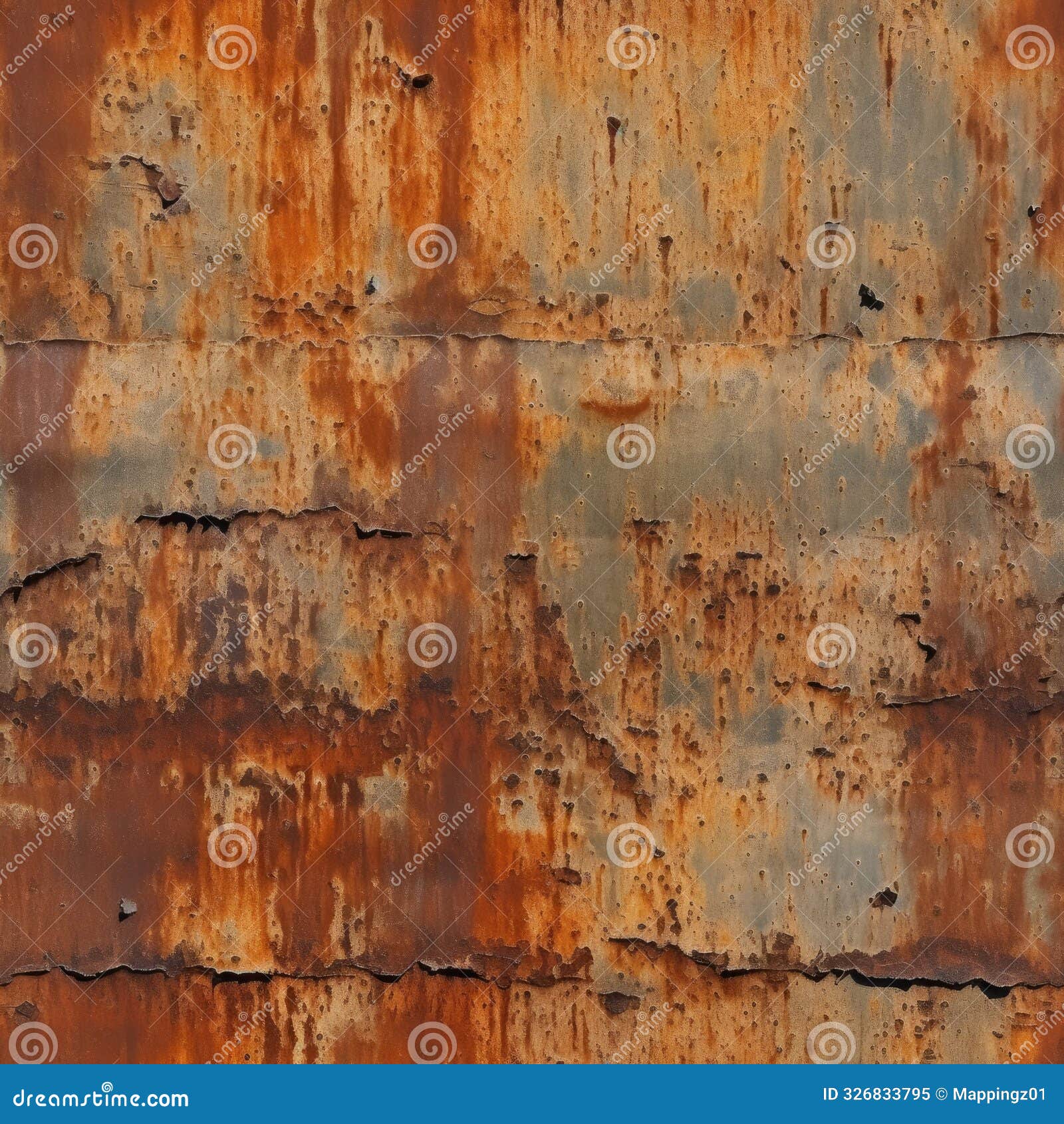 Realistic Rustmetal Texture Background Stock Illustration ...