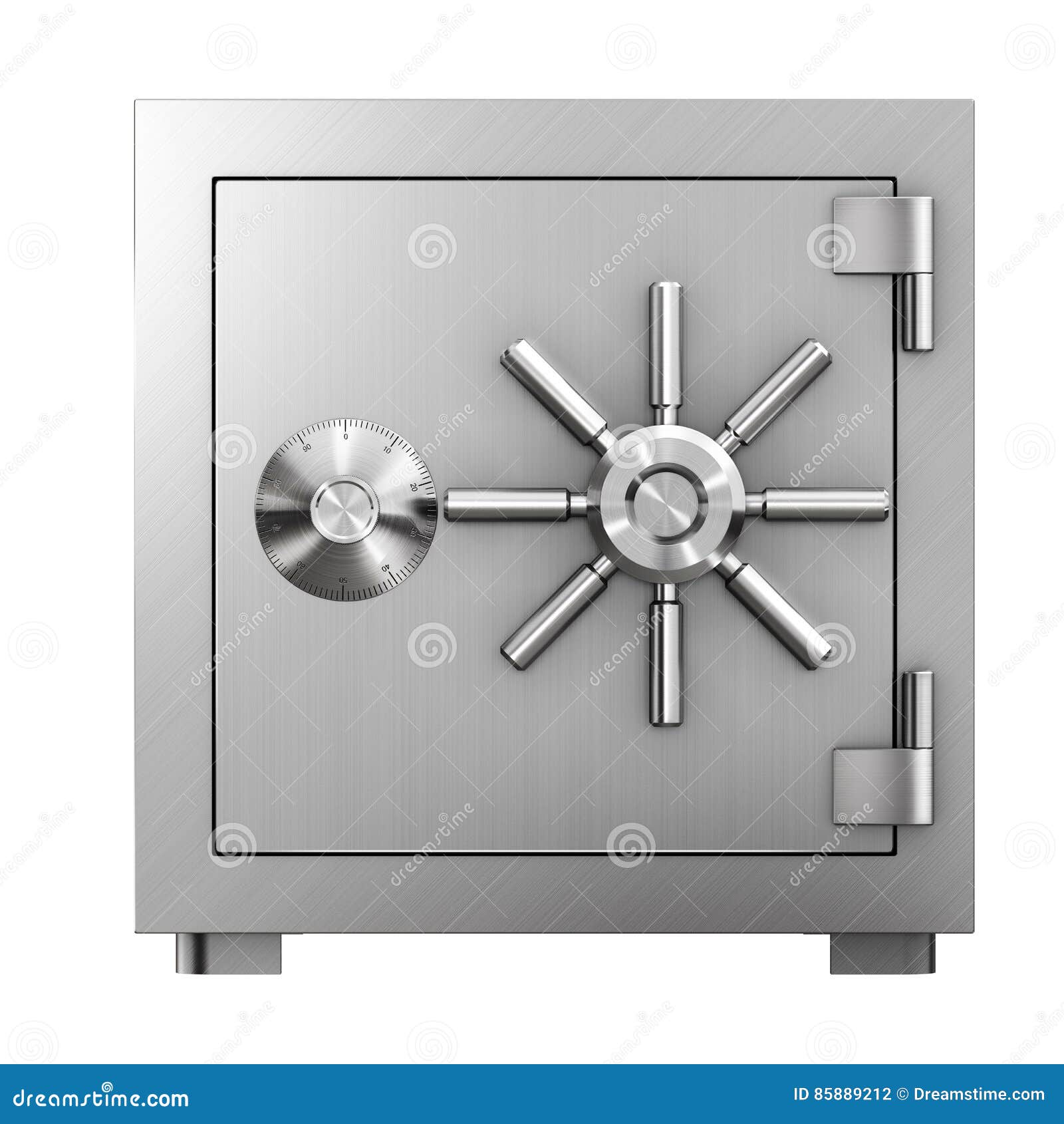 Realistic Safe Box stock illustration. Illustration of solid - 85889212