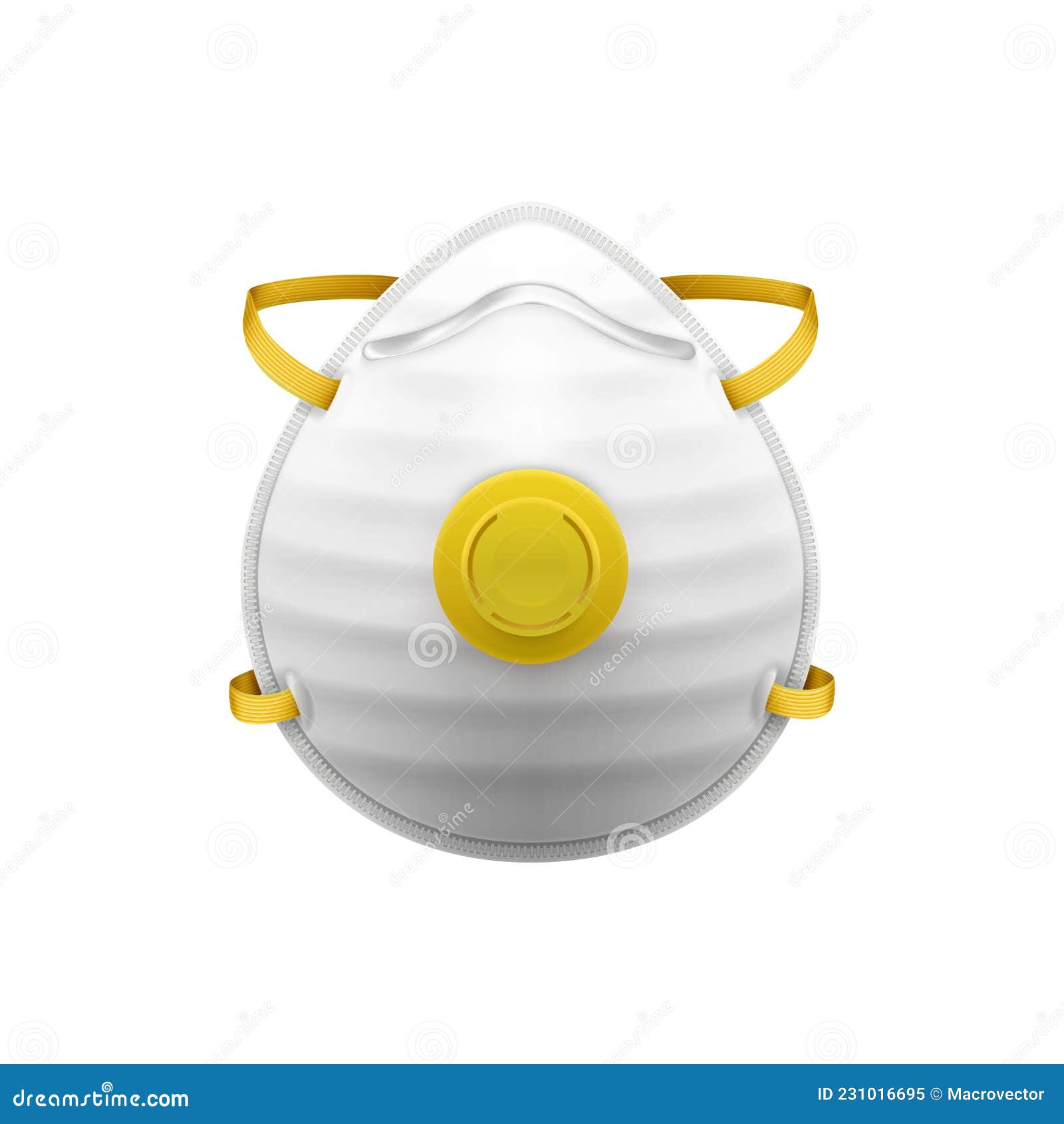 Safety Mask Must Be Worn Sign Or Symbol. M016. Standard ISO 7010 ...