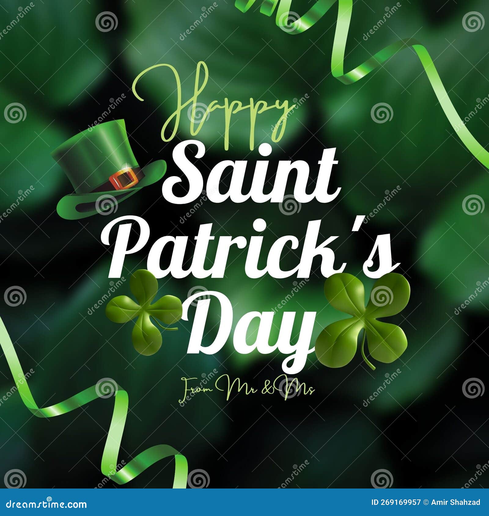 Realistic Saint Patrick S Day Stock Illustration - Illustration of ...