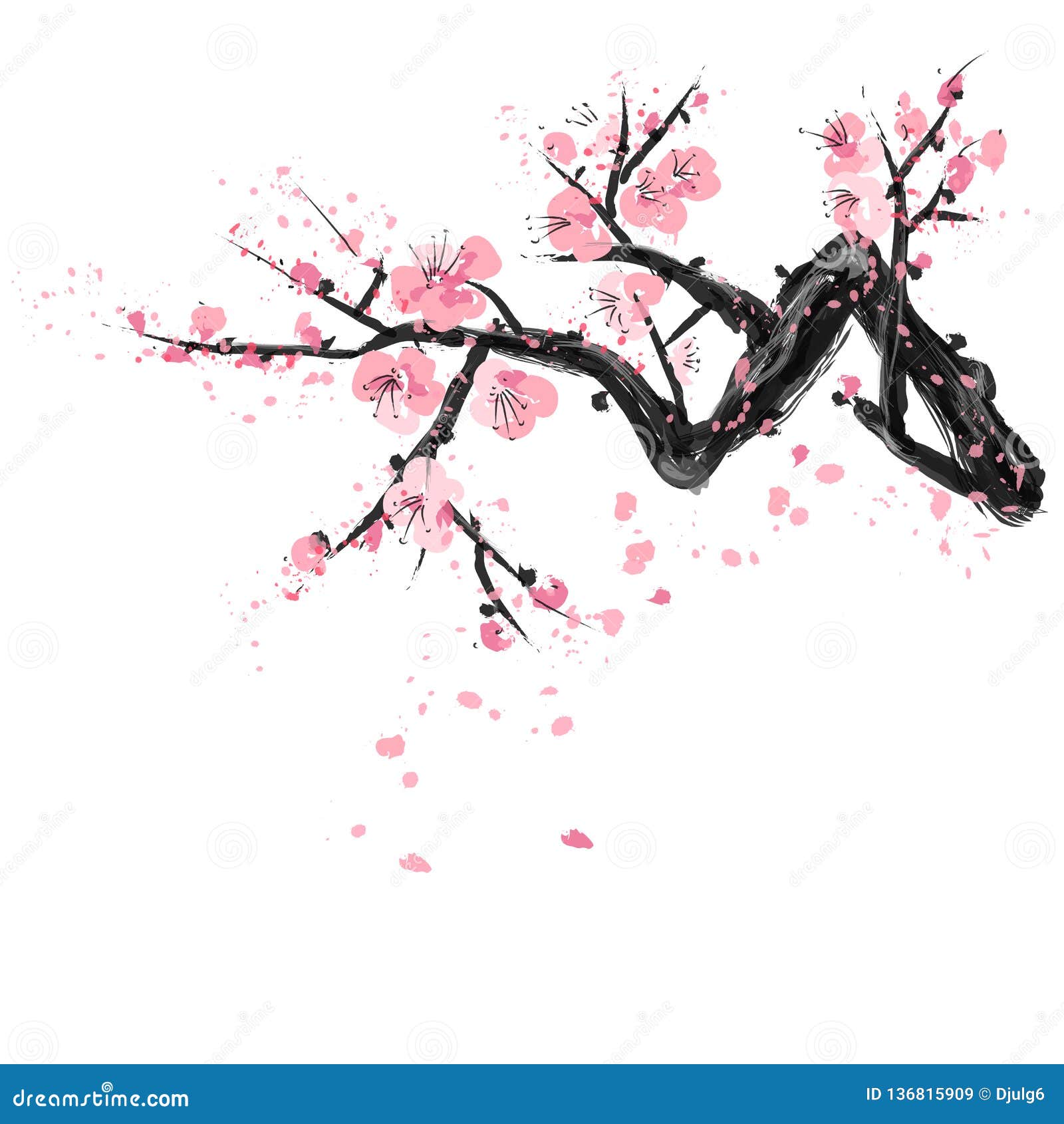 How To Draw A Realistic Cherry Blossom Tree
