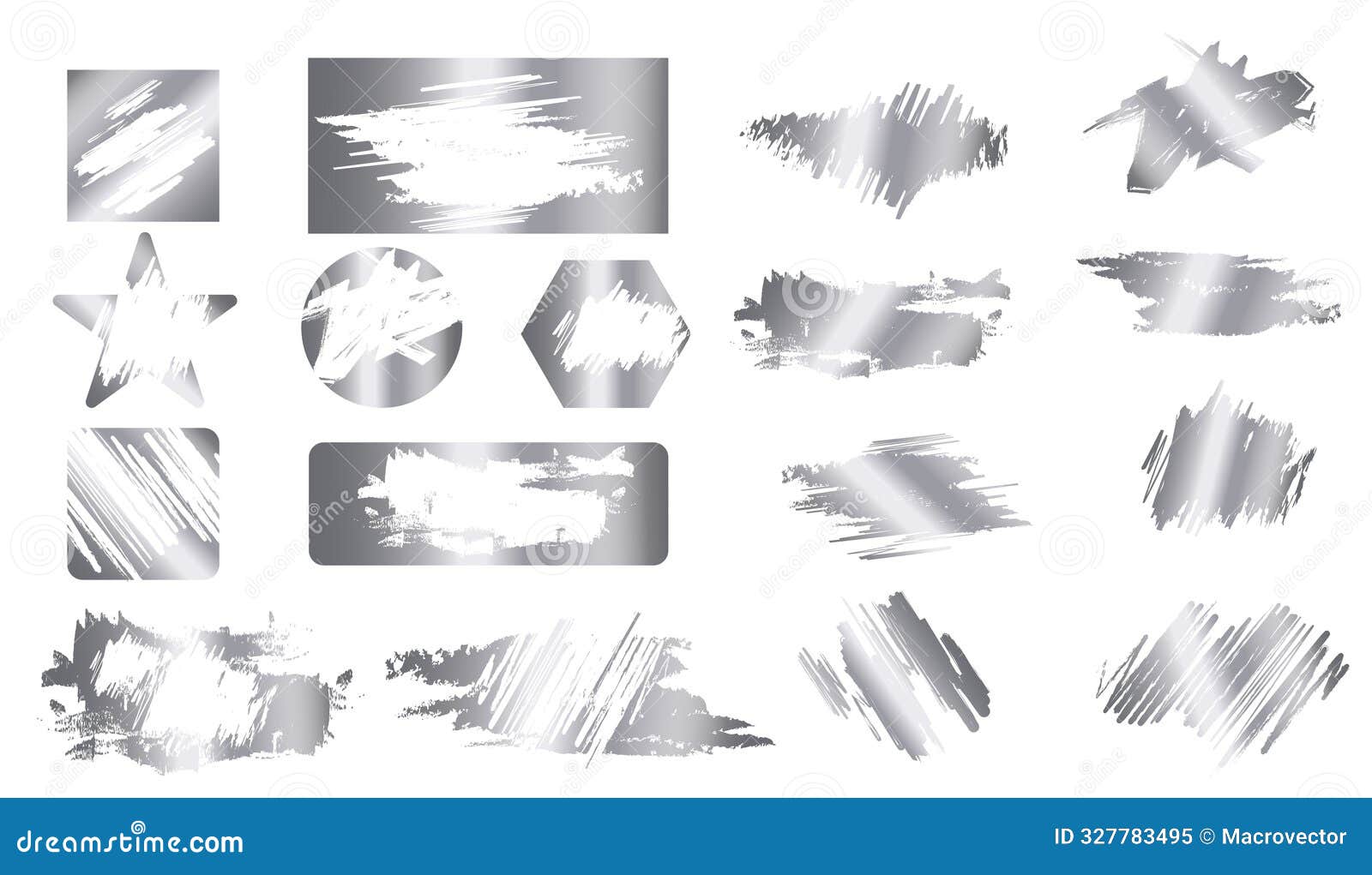 Realistic Scratch Card Element Set Stock Illustration - Illustration of ...