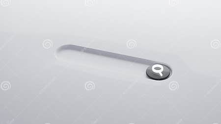 Realistic Search Bar on Blue Background Search Form Template Stock ...