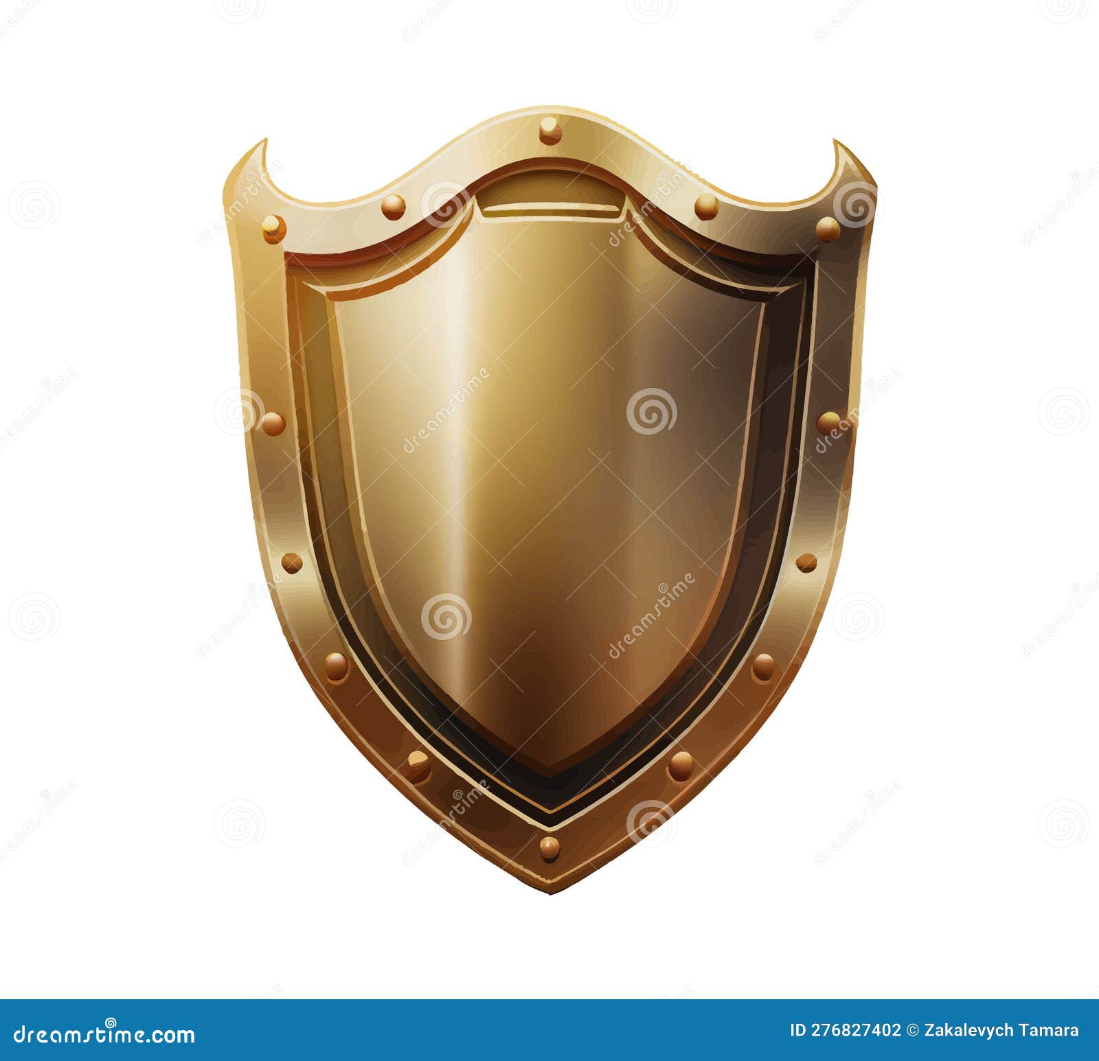 Realistic Shield And Sword With Red Crystal On Hilt. Isolated Vector ...