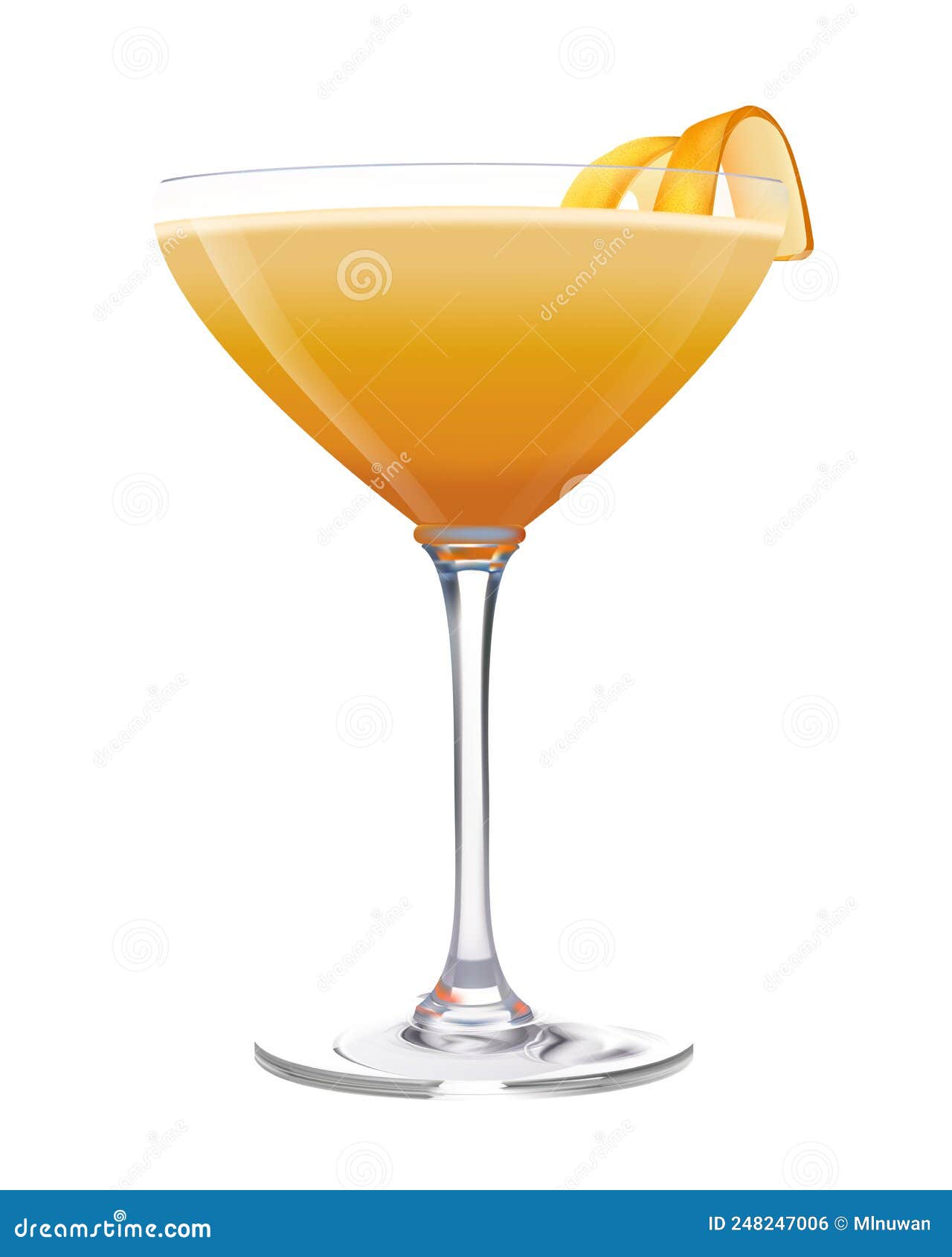 Sidecar Cocktail. Infographic Set Of Isolated Elements On White ...