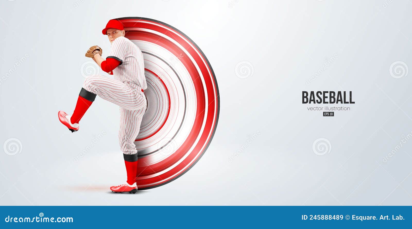 Realistic Silhouette Of A Volleyball Player On White Background ...