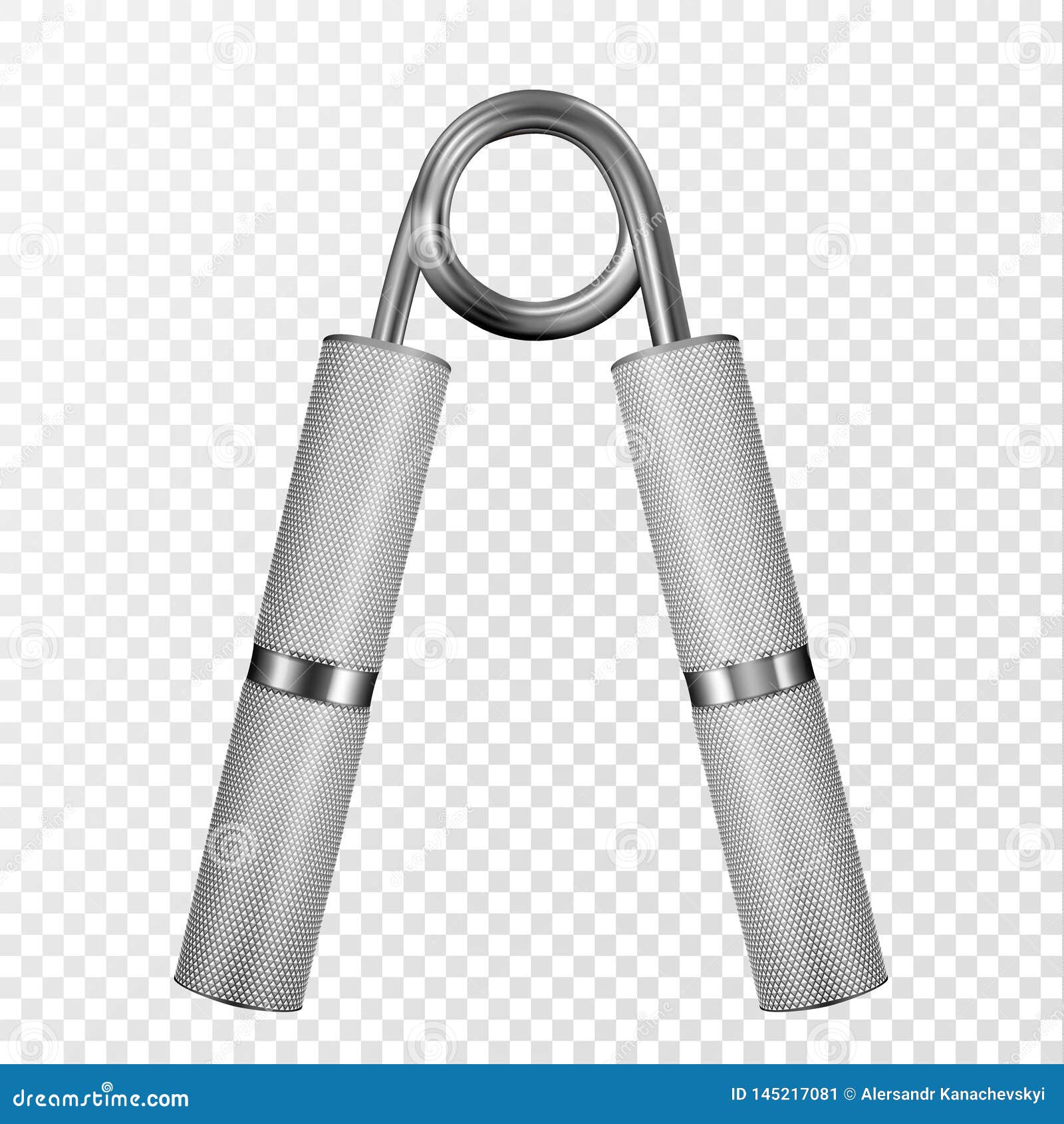 Realistic Silver Hand Expander. High Level Stock Illustration ...