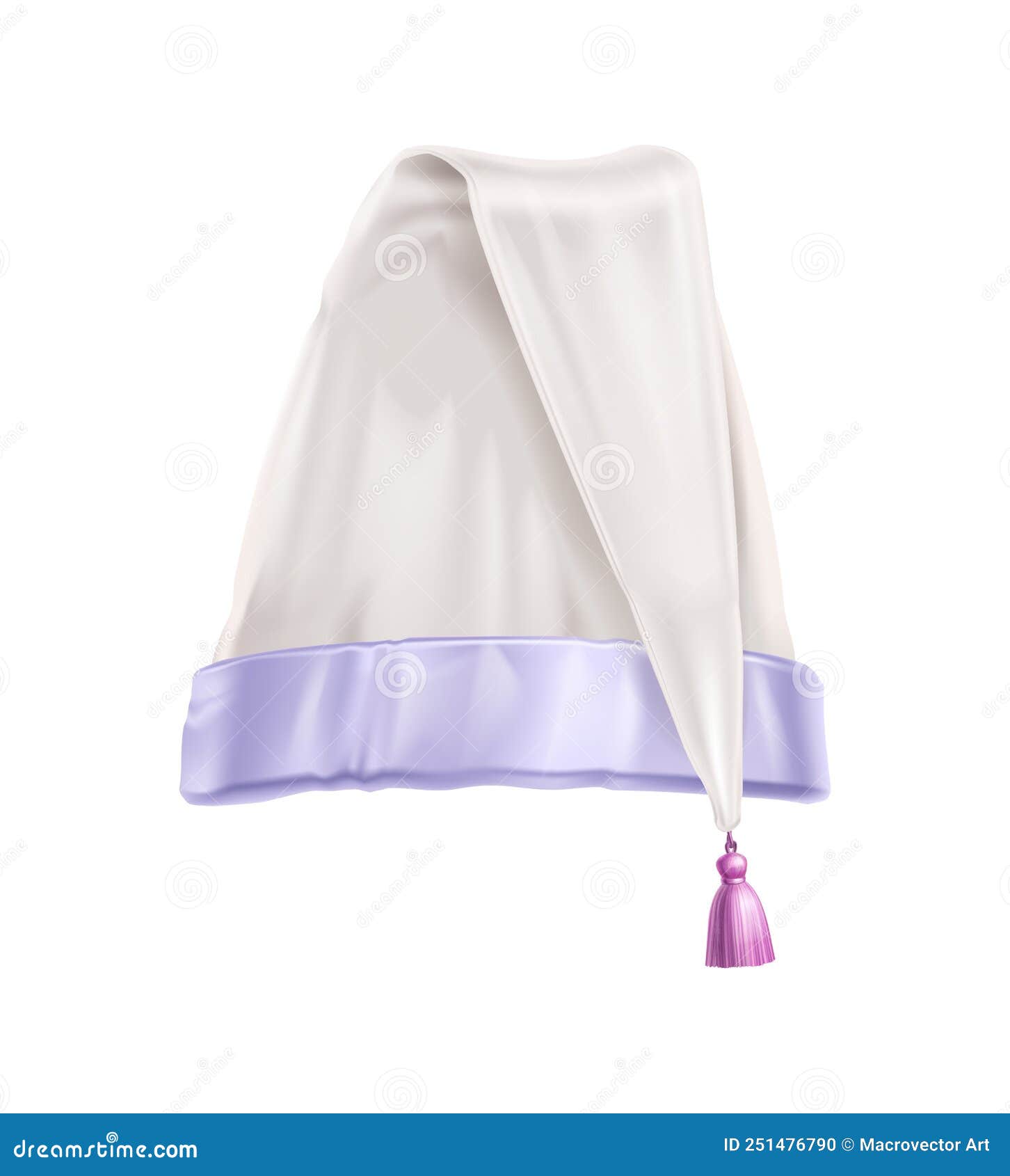 Realistic Sleeping Hat stock vector. Illustration of sweet - 251476790