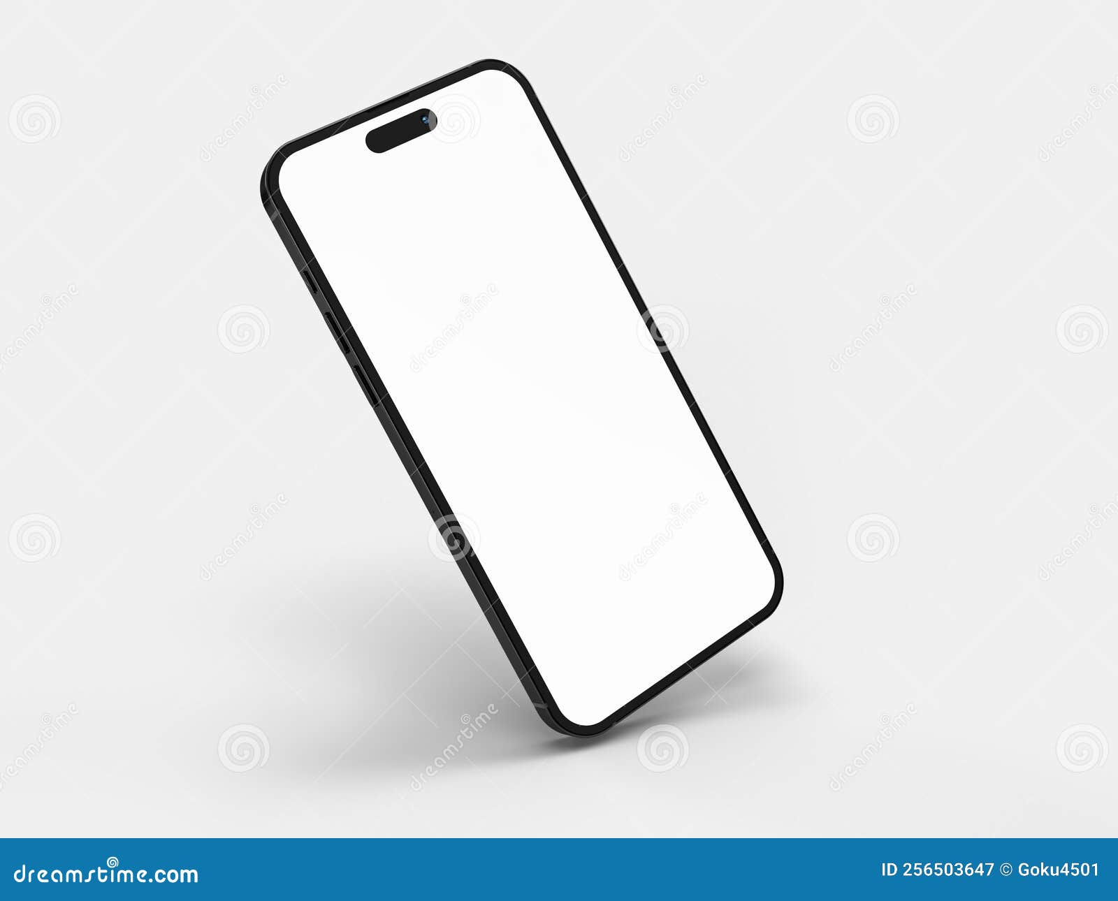 Realistic Smartphone Display, Device Screen Template for Infographics ...