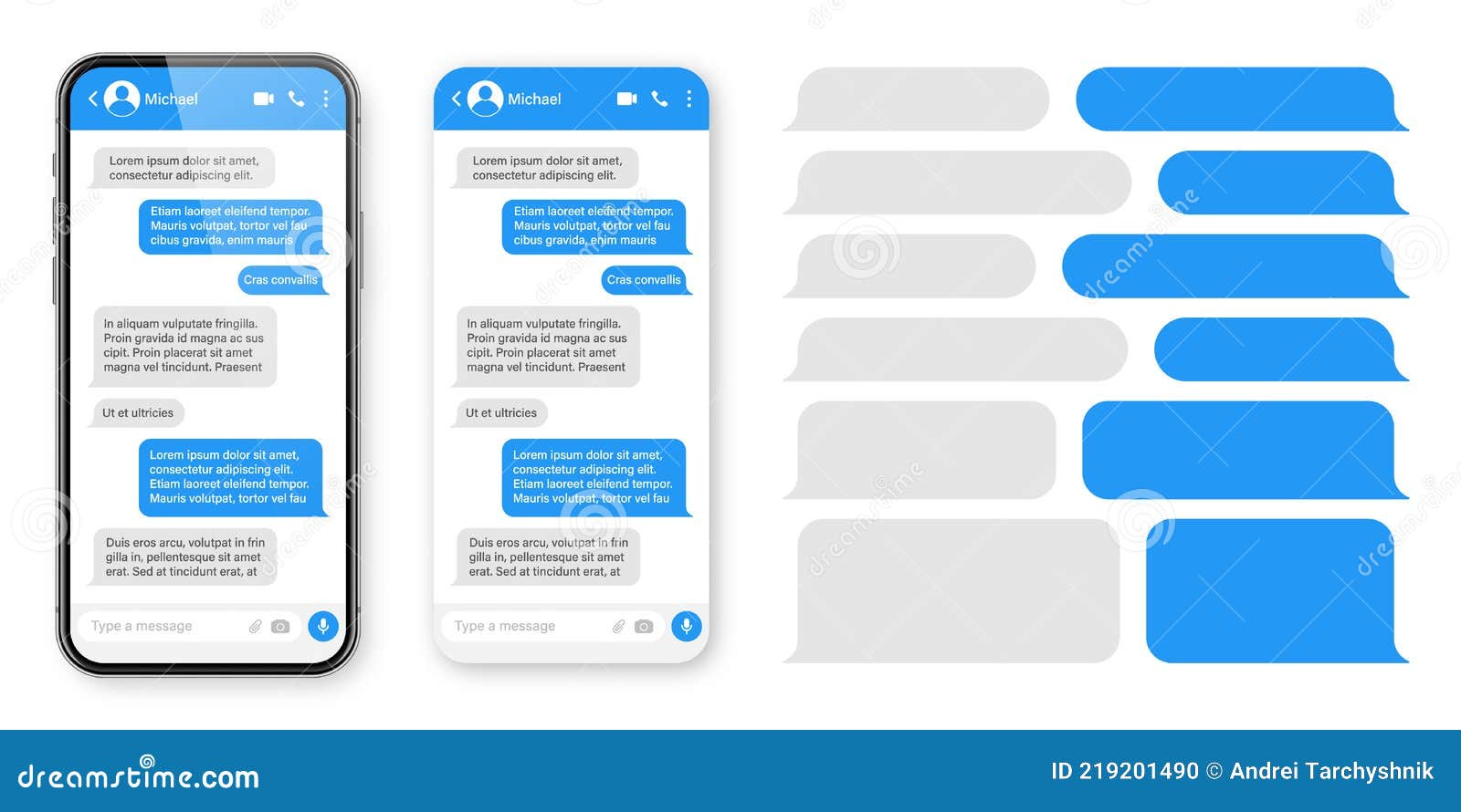Blank Text Message Screen