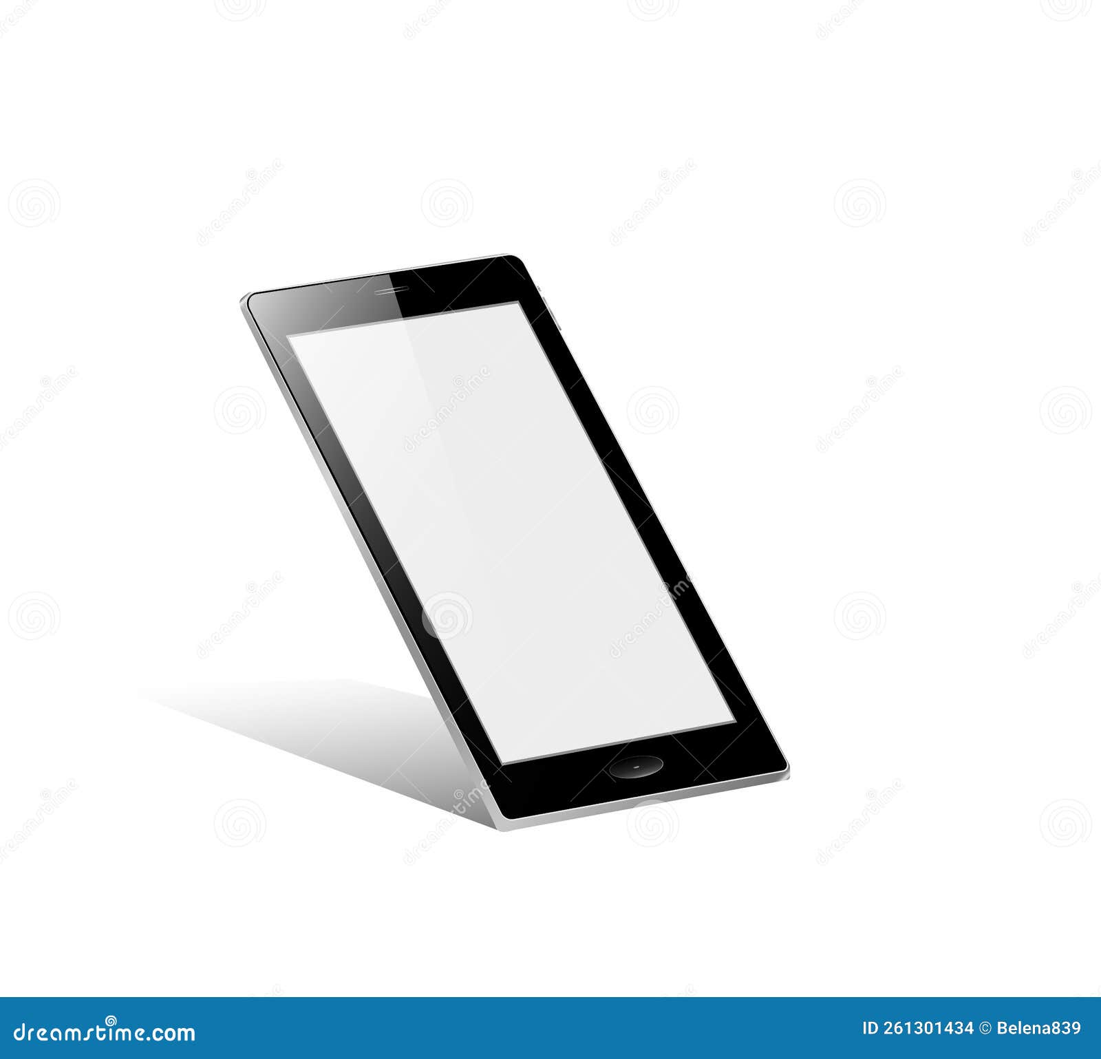 Realistic Smartphone Mockup. Cellphone Frame with Blank Display ...