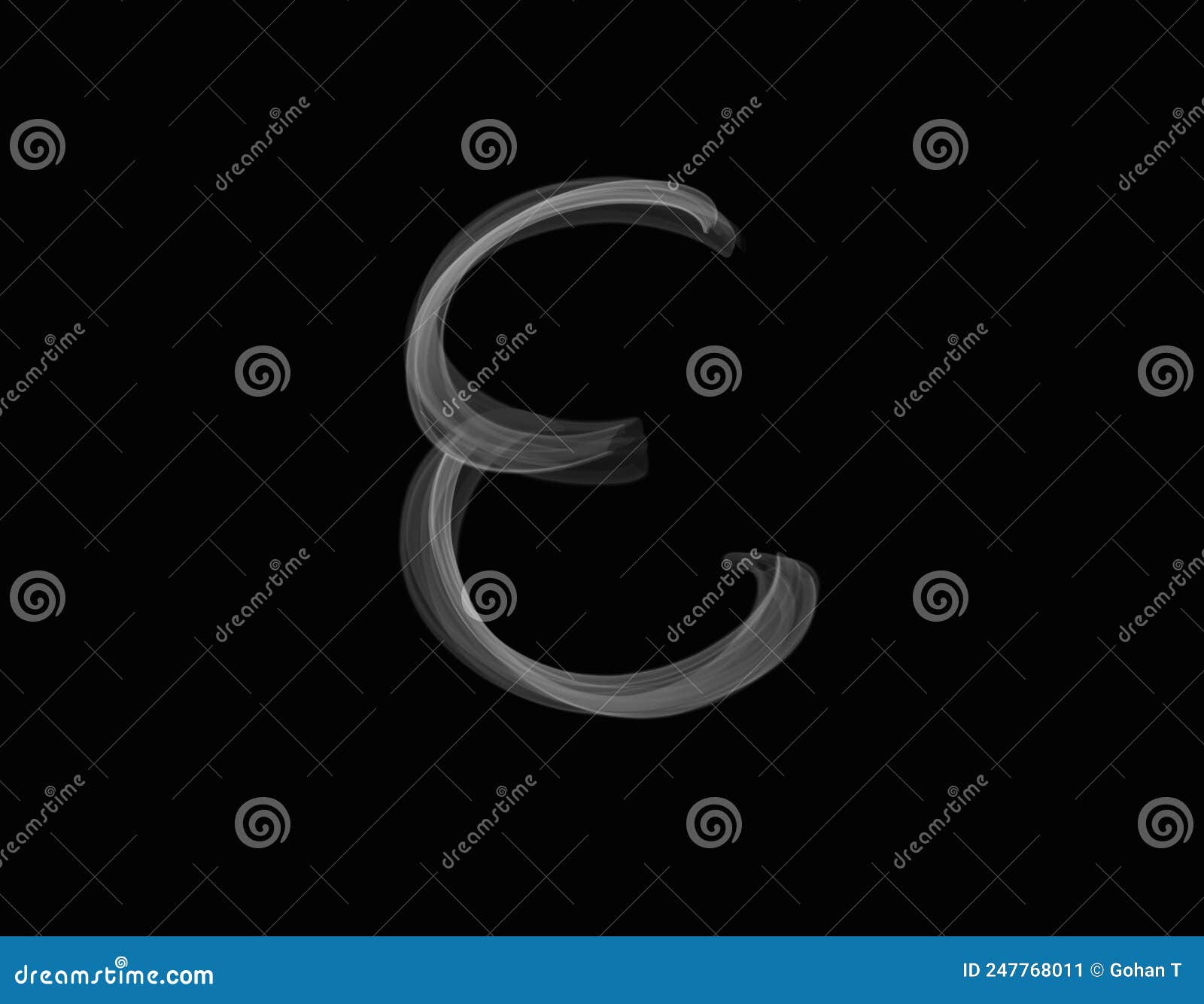 Realistic Smoke Shape with Epsilon Alphabet Spreading on Dark ...