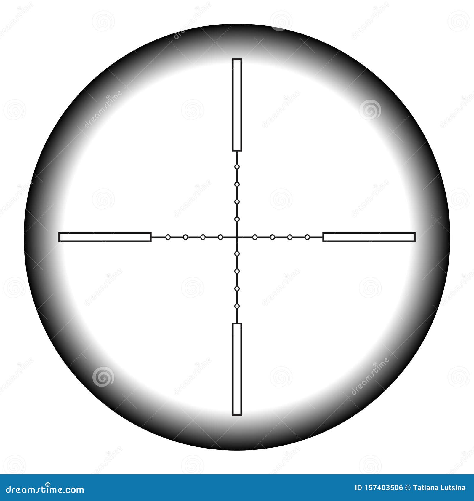 Realistic Sniper Sight with Measurement Marks. Sniper Scope Template ... Realistic Sniper Sight with Measurement Marks. Sniper Scope Template ...
