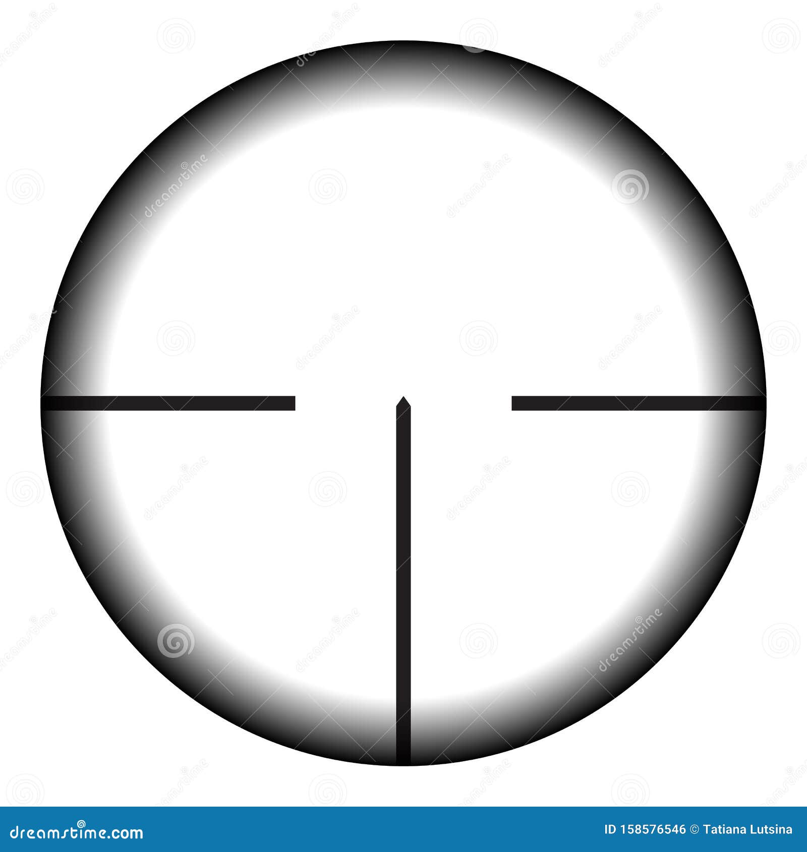 Realistic Sniper Sight with Measurement Marks. Sniper Scope Template ... Realistic Sniper Sight with Measurement Marks. Sniper Scope Template ...