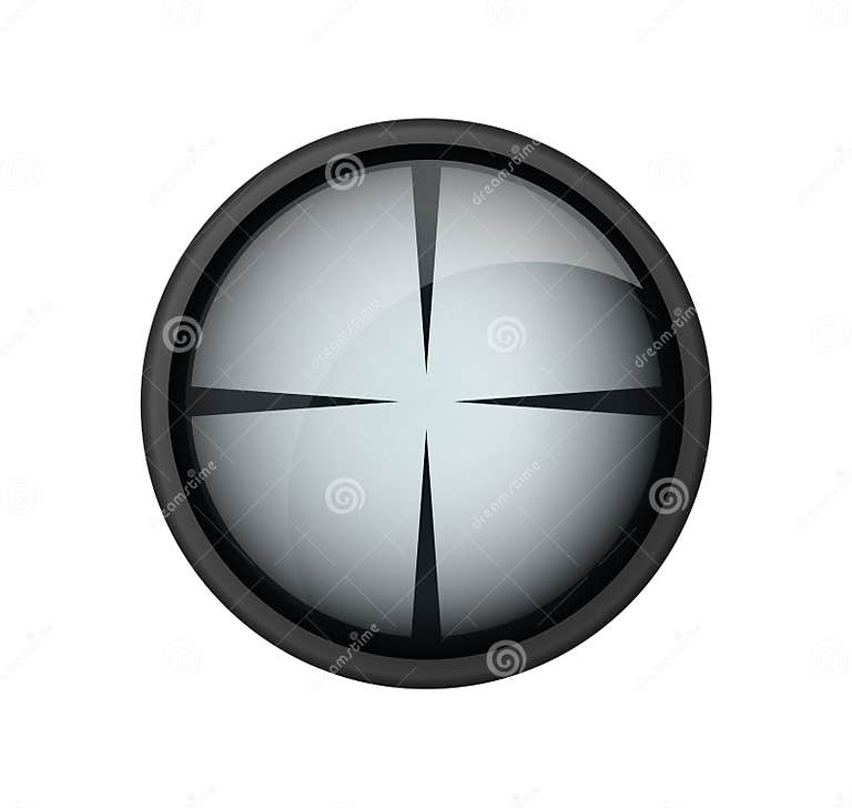 Realistic Sniper Sight. Sniper Scope with Measurement Marks Template ... Realistic Sniper Sight. Sniper Scope with Measurement Marks Template ...