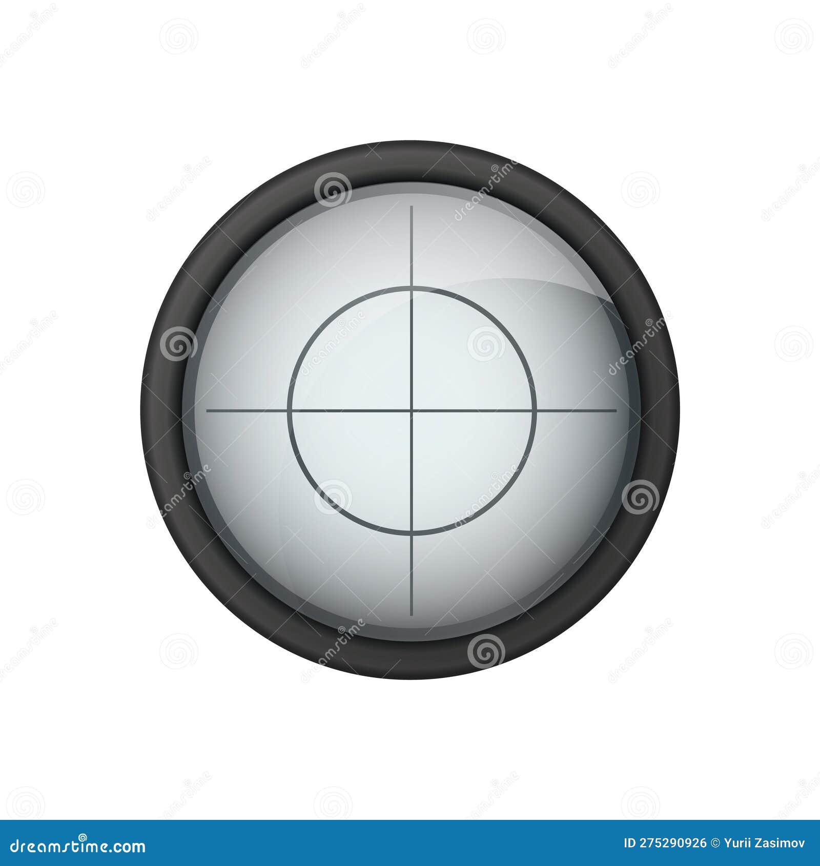 Realistic Sniper Sight. Sniper Scope with Measurement Marks Template ... Realistic Sniper Sight. Sniper Scope with Measurement Marks Template ...