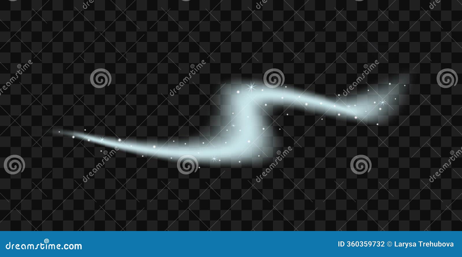 Realistic Snow Air Flows. Cold Wind, Snow Swirl. Realistic 3d Vector ...