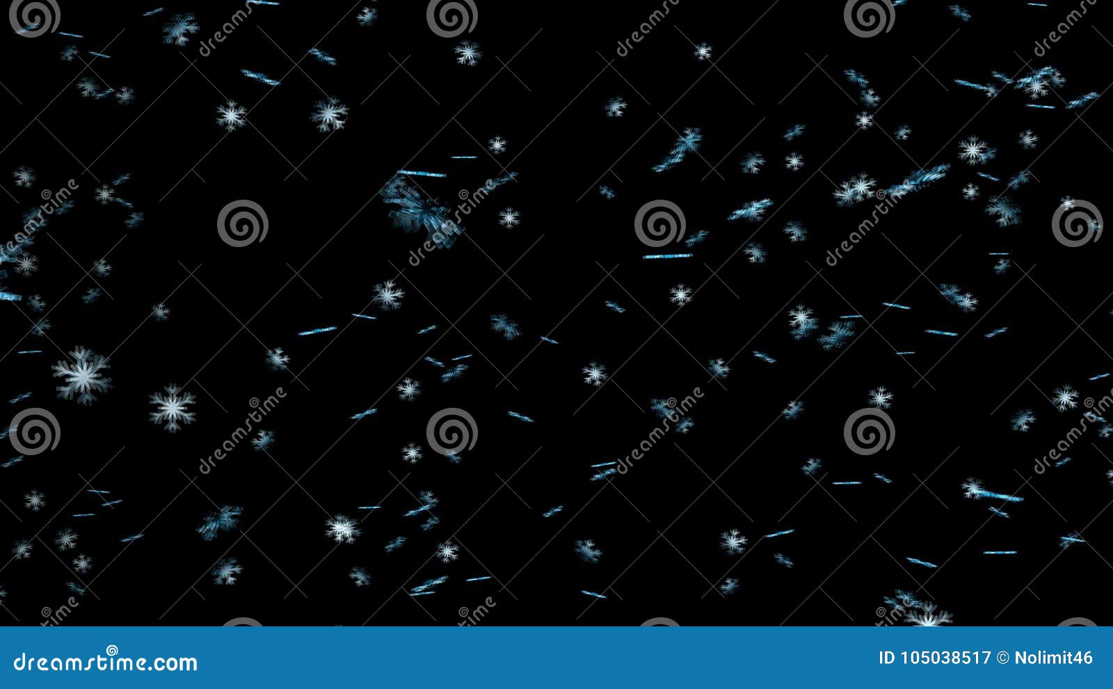 Realistic Snow in 4K. 3d Rendering Background Stock Illustration ...
