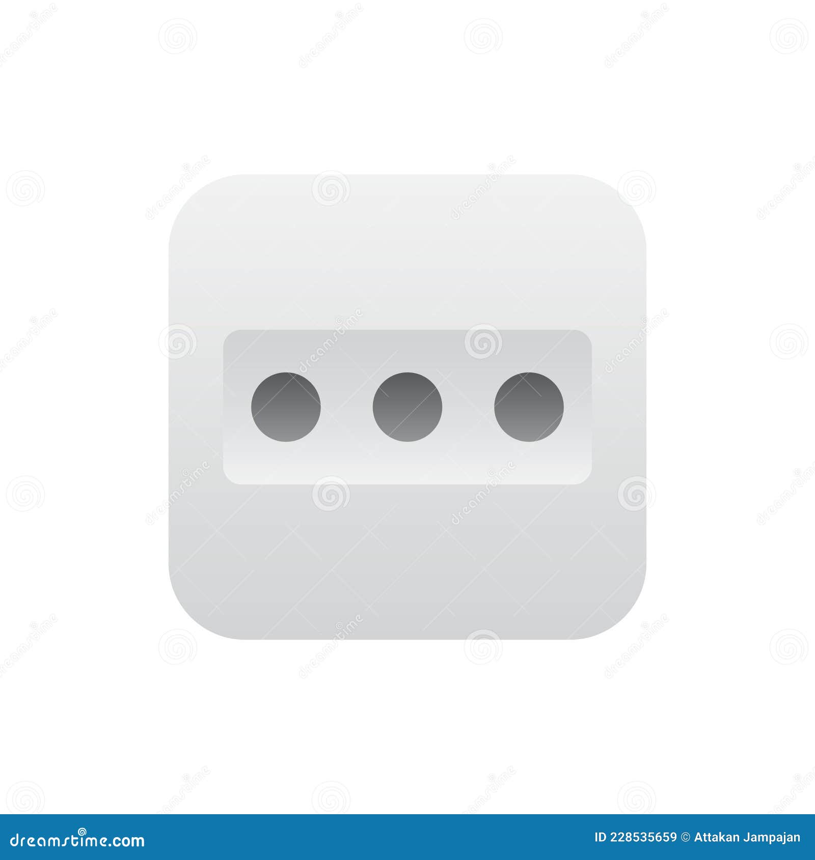 Realistic Socket. 3D Plastic Devices For Access To Electric Power ...