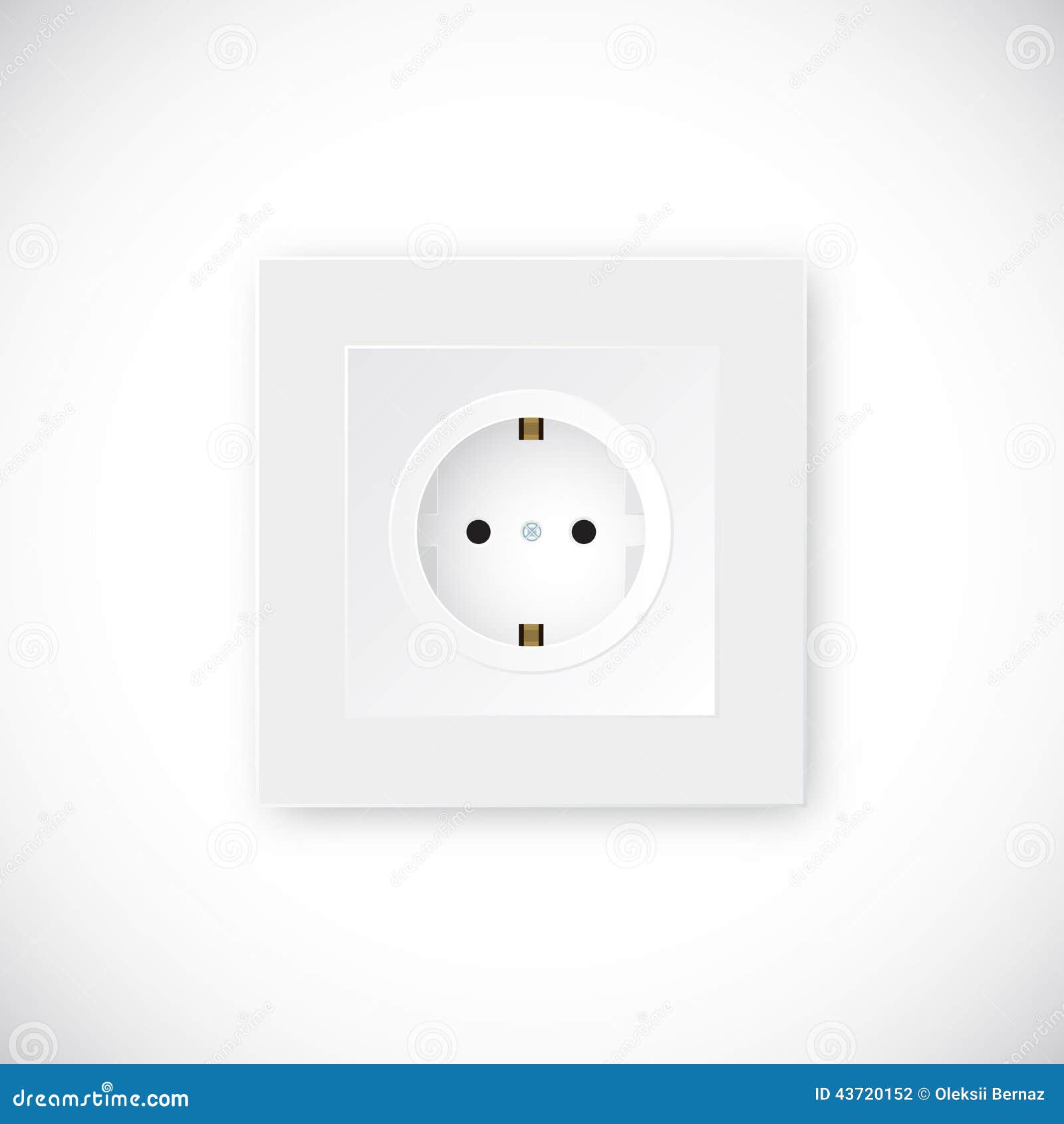 Realistic Socket Vector Template Stock Illustration - Illustration of ...