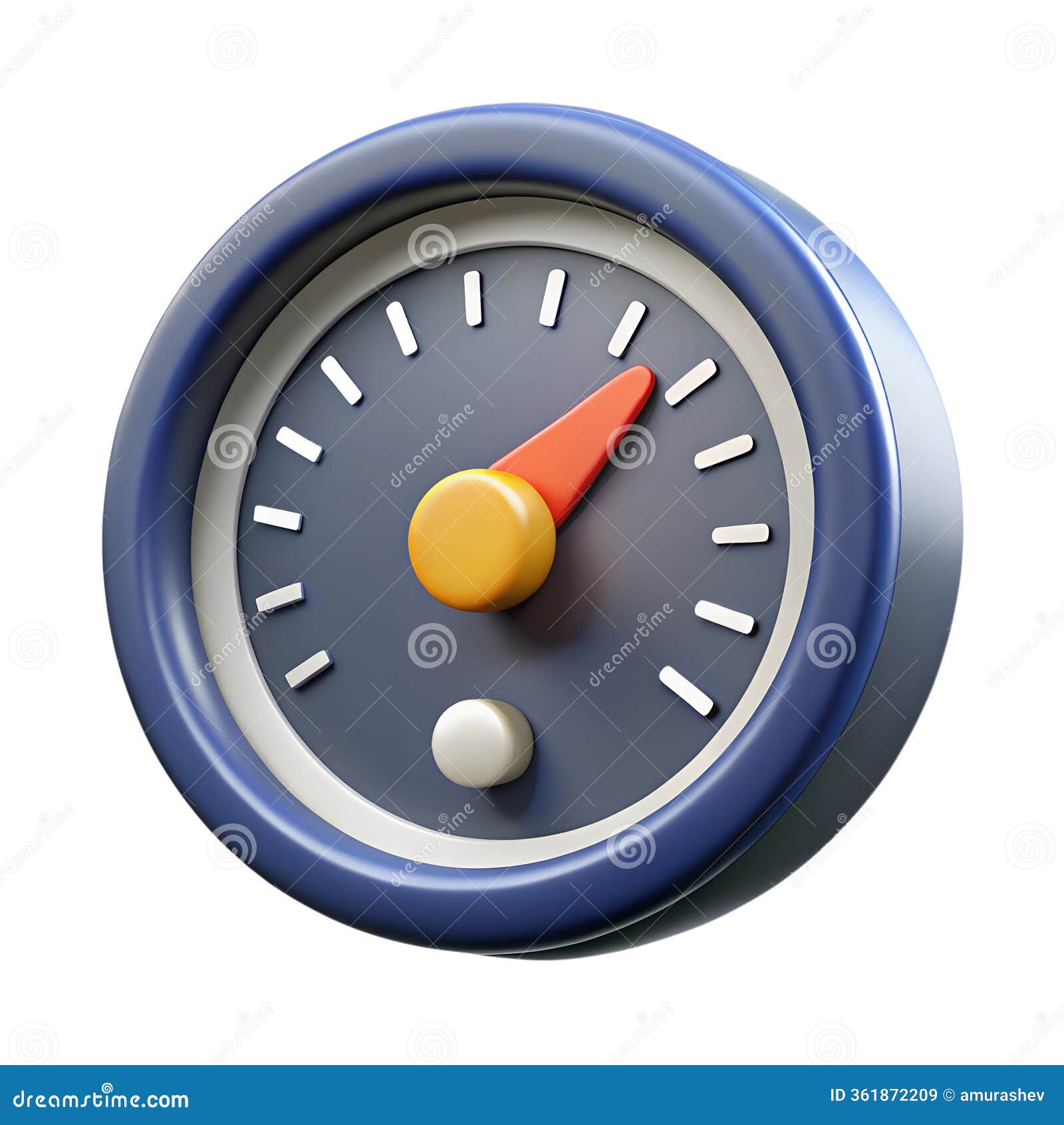 Realistic Speedometer. Car Odometer Speed Counter Dial Meter Rpm Motor ...