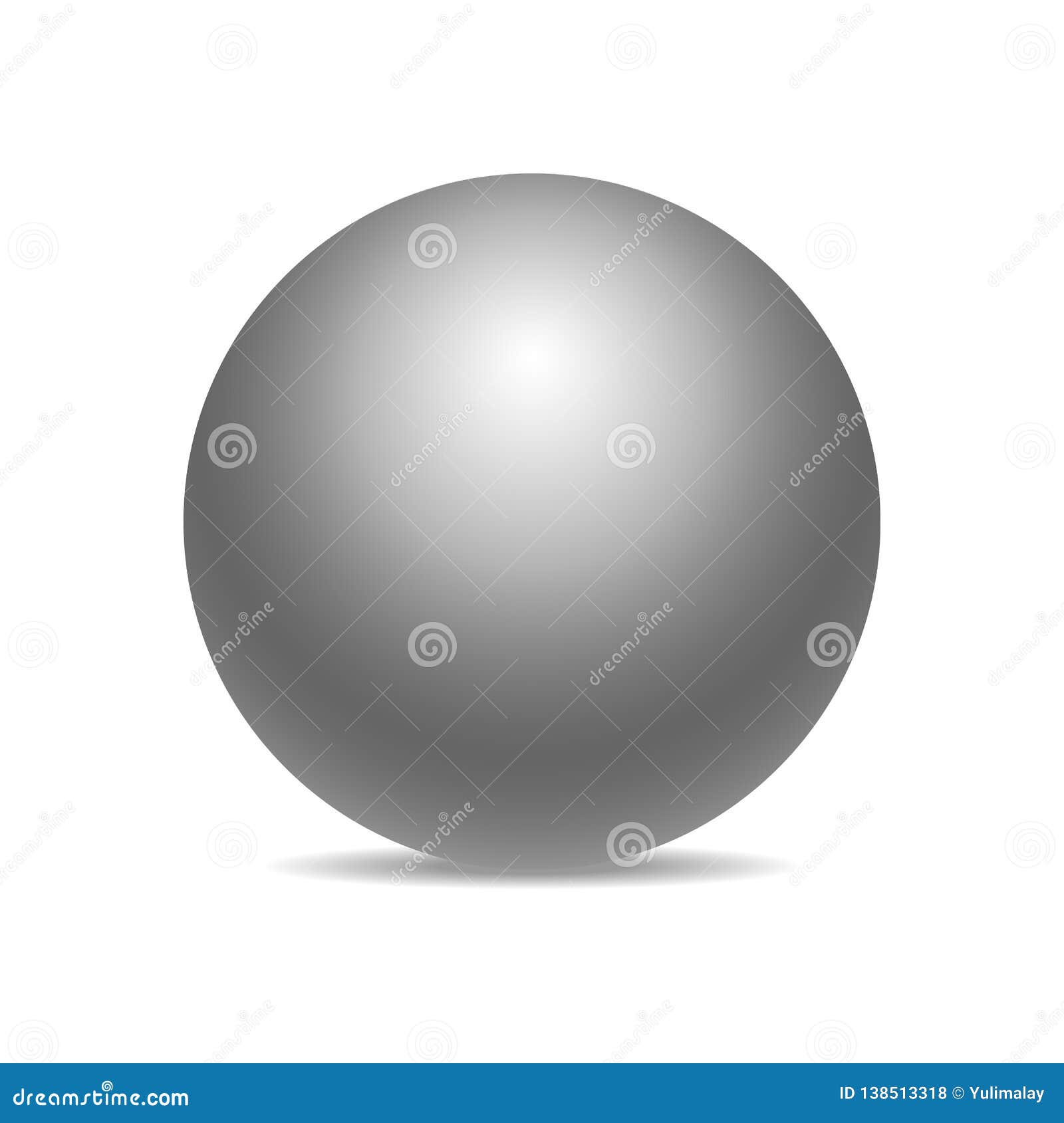 Realistic sphere isolated stock vector. Illustration of bright - 138513318