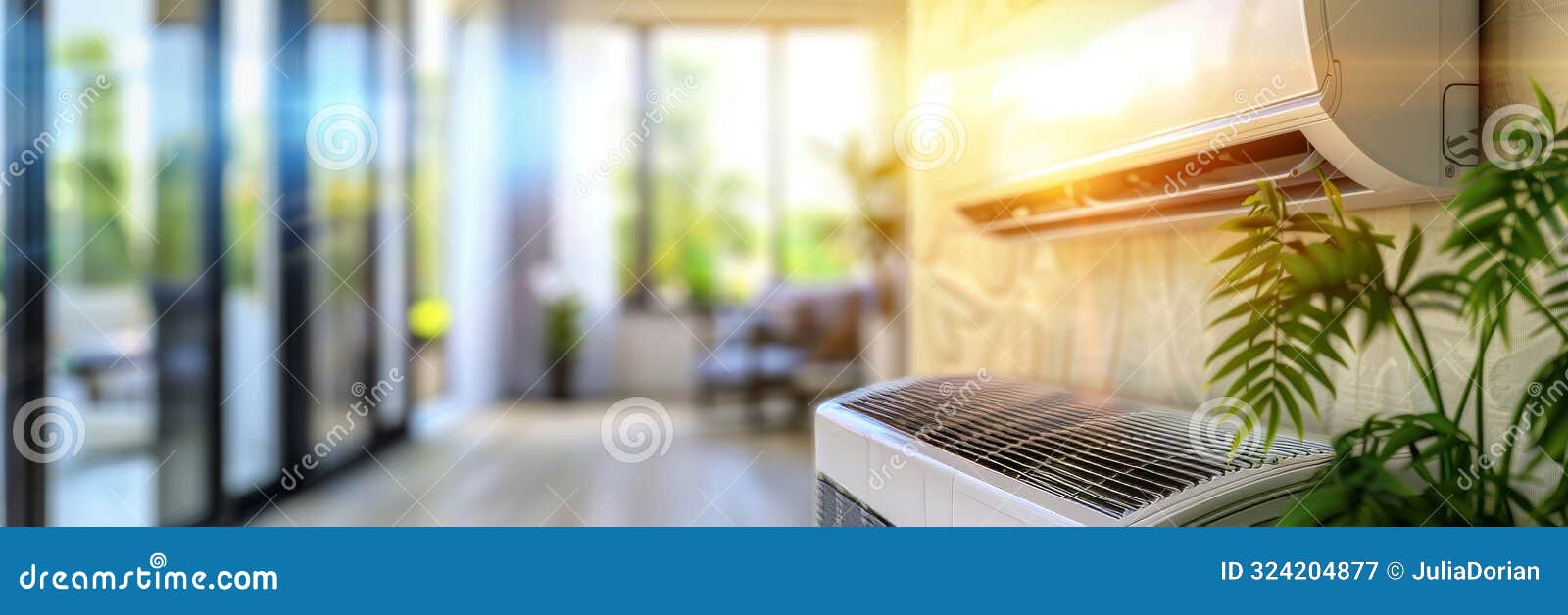 Realistic Split System Ac Mockup for Home and Office Climate Control ...