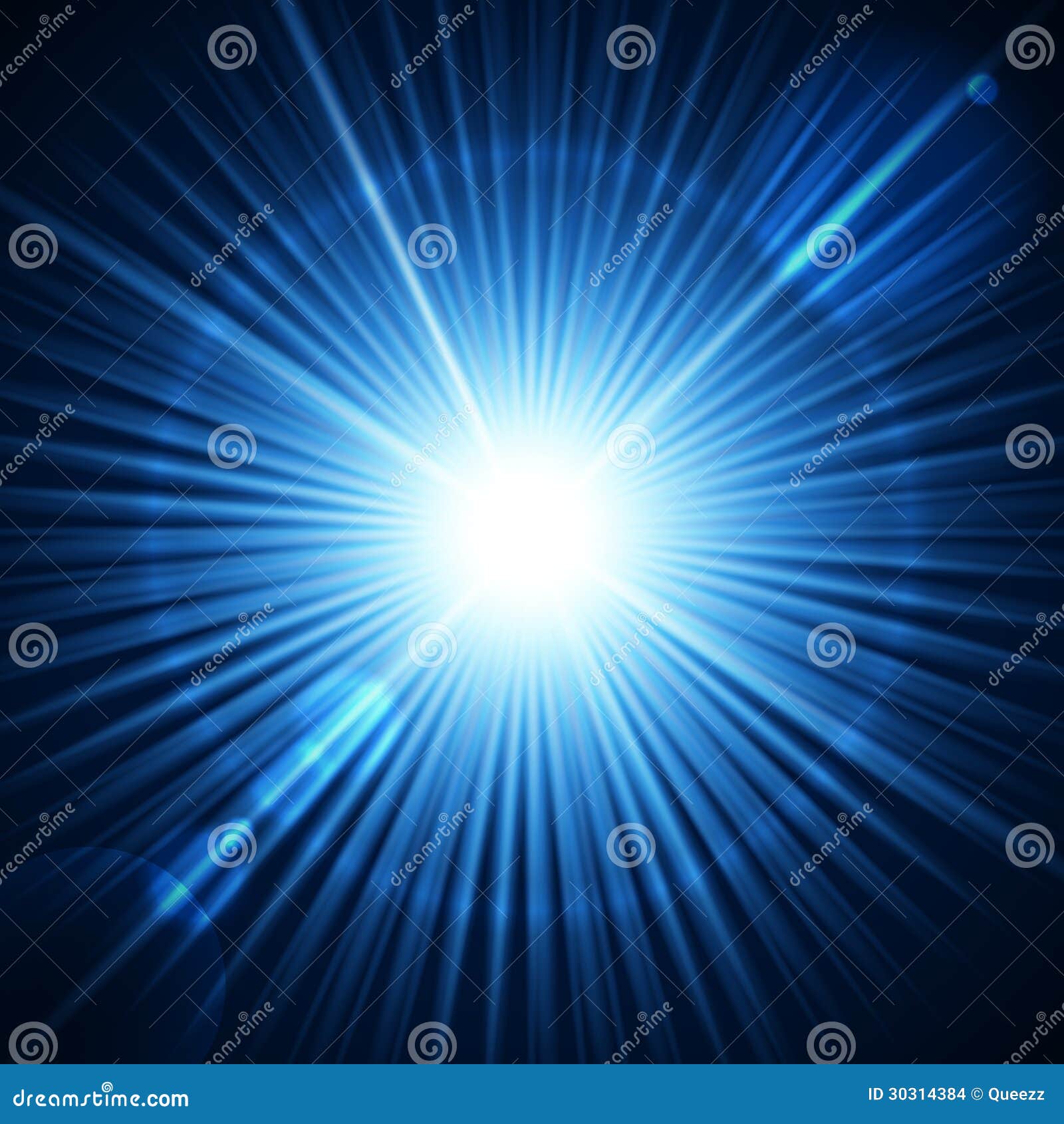 Realistic Star Burst with Flare. Stock Vector - Illustration of bright ...