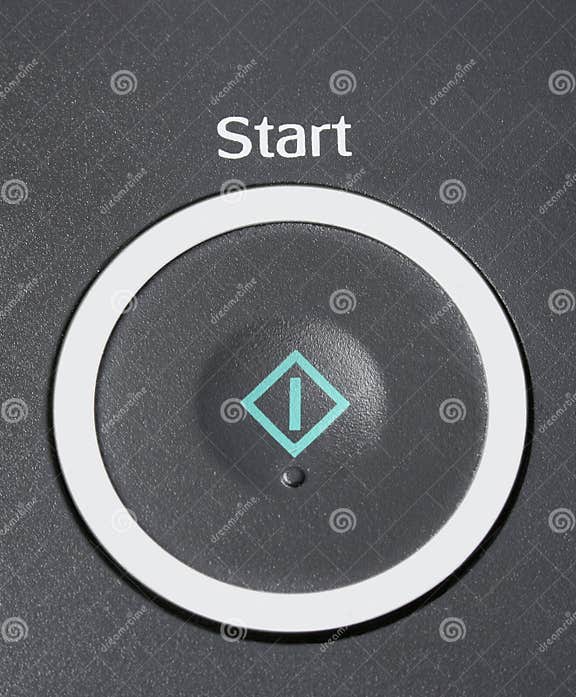 Realistic start button stock photo. Image of plastic - 12473986