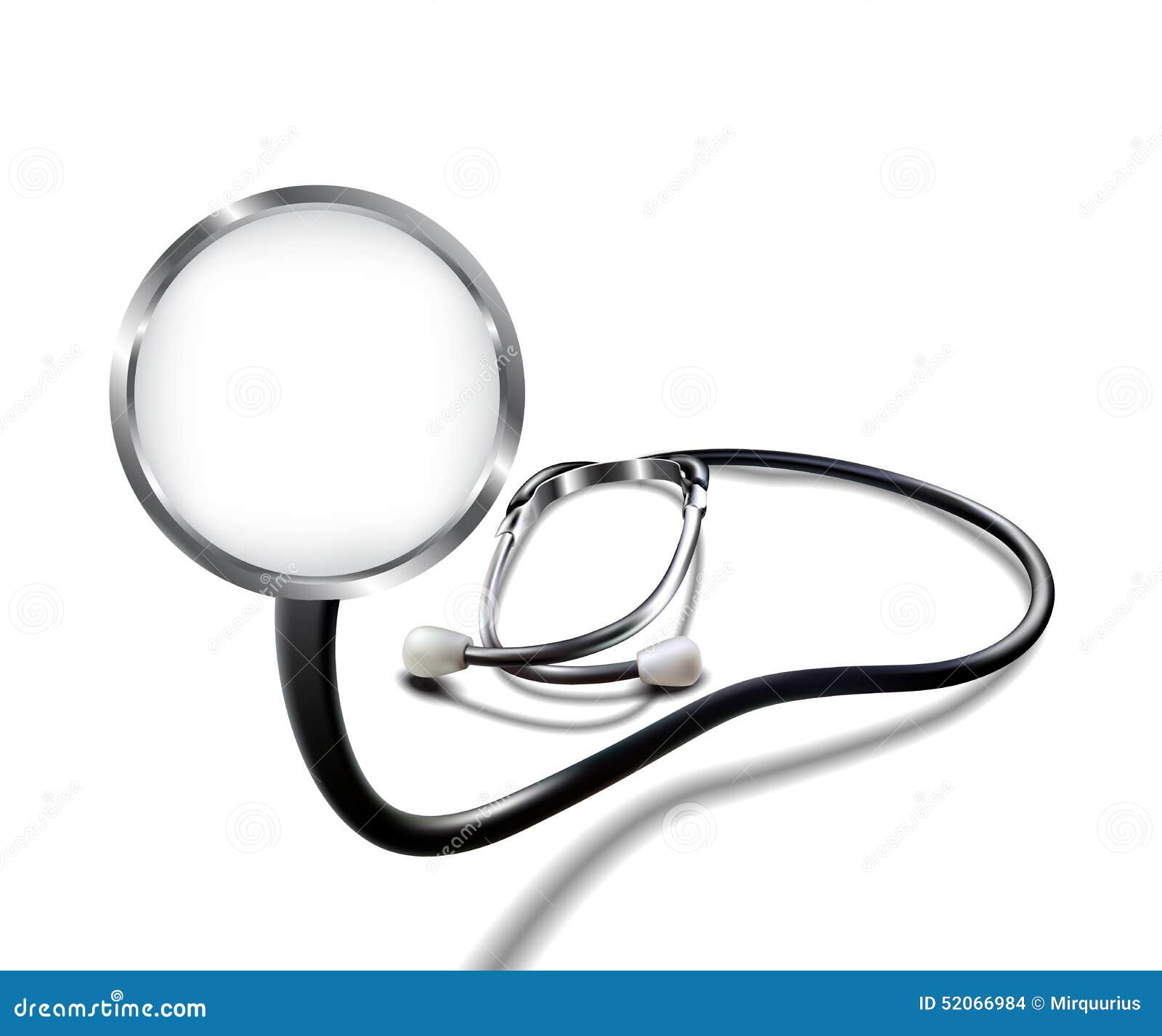Realistic Stethoscope Isolated On Transparent Background, Vector ...