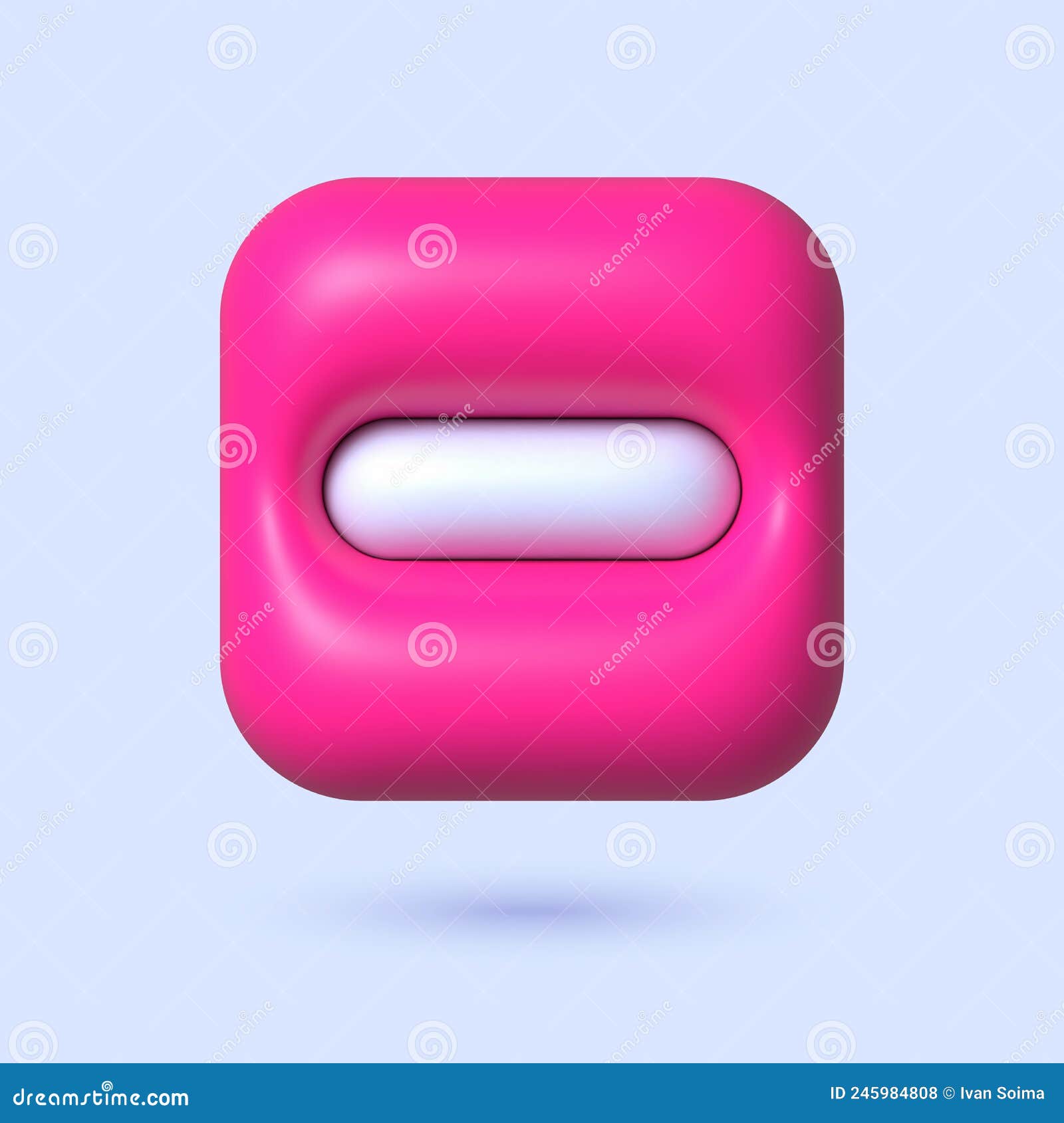 3d Realistic Stop Sign Isolated Light Background. Hand Stop Symbol ...