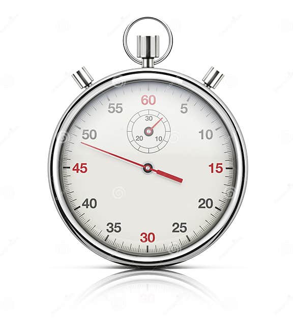Realistic stopwatch stock vector. Illustration of meter - 29010047