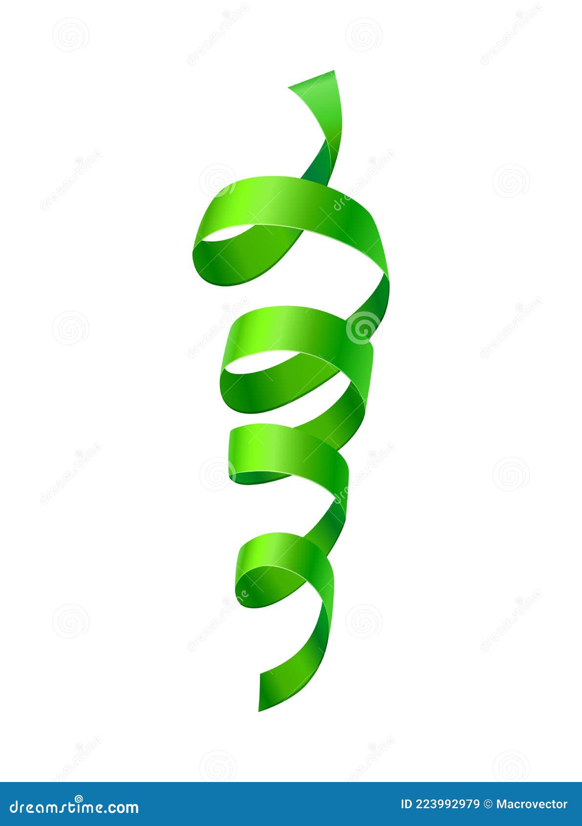 Realistic Streamer Illustration Stock Vector - Illustration of ...