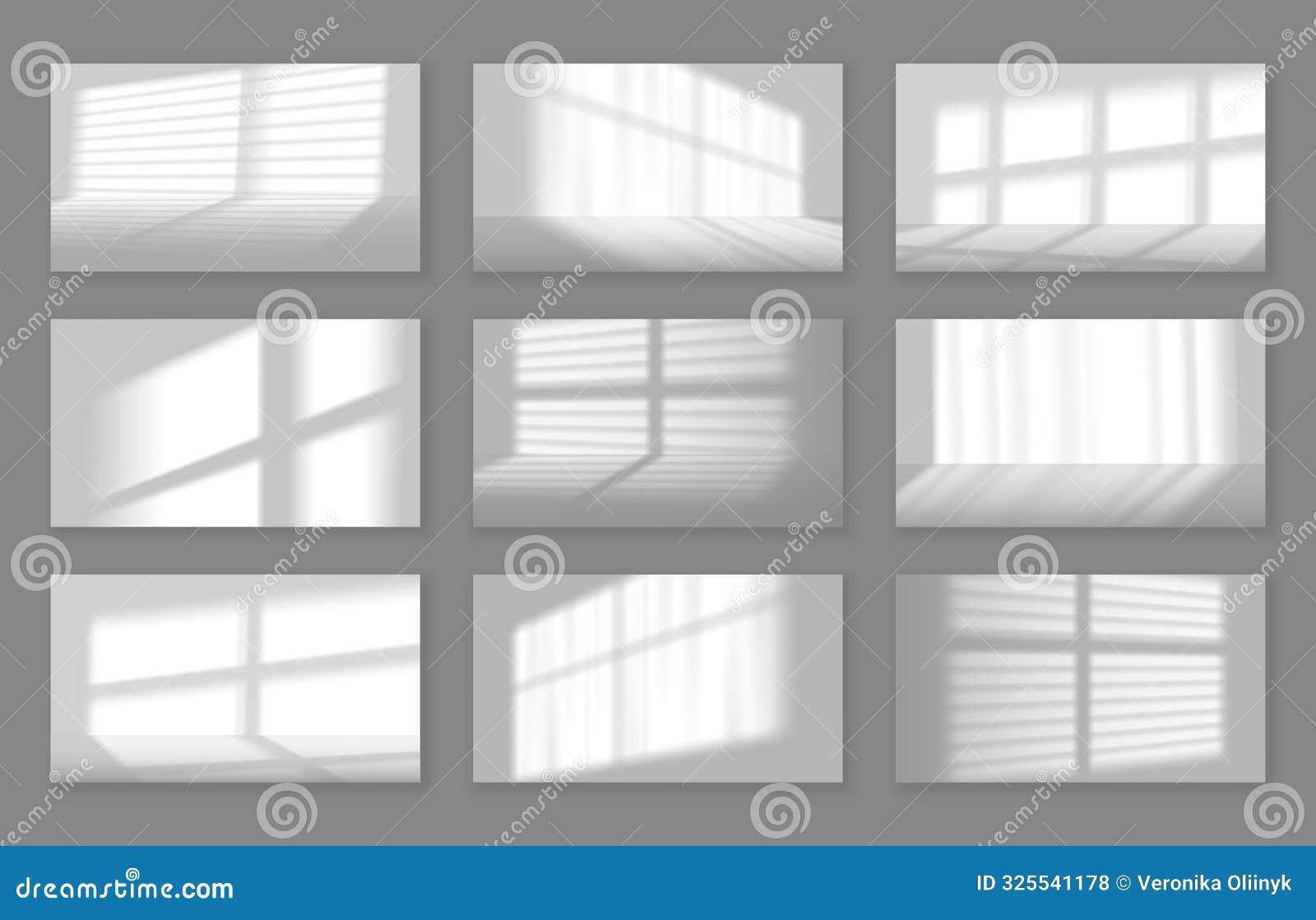 Realistic Studio Shadow Backgrounds. Natural Lighting Effect Shadows ...
