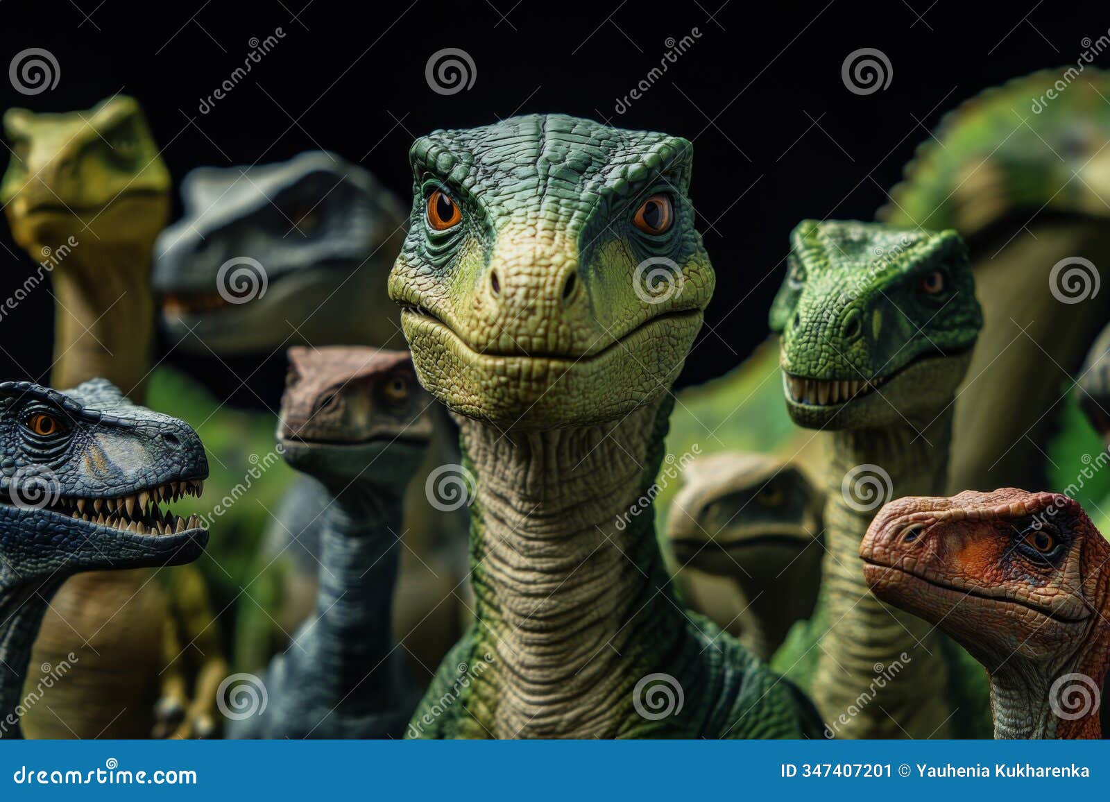 Realistic Stuffed Dinosaur Collection Royalty-Free Illustration ...