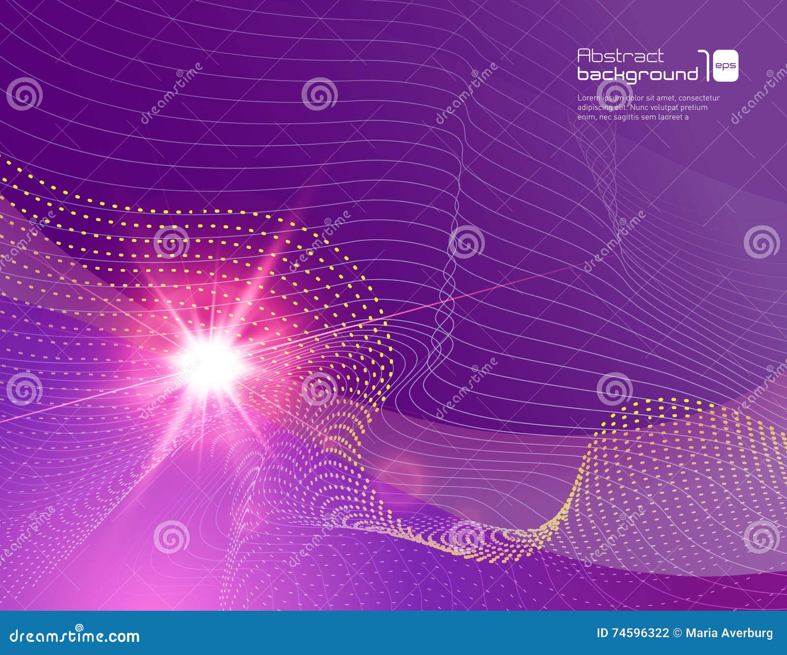 Realistic Sun Flare on Abstract Background. Stock Vector - Illustration ...