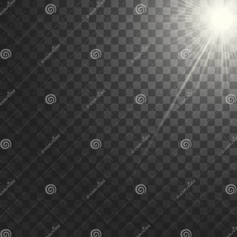 Realistic Sun Vector Illustration Stock Vector - Illustration of spark ...