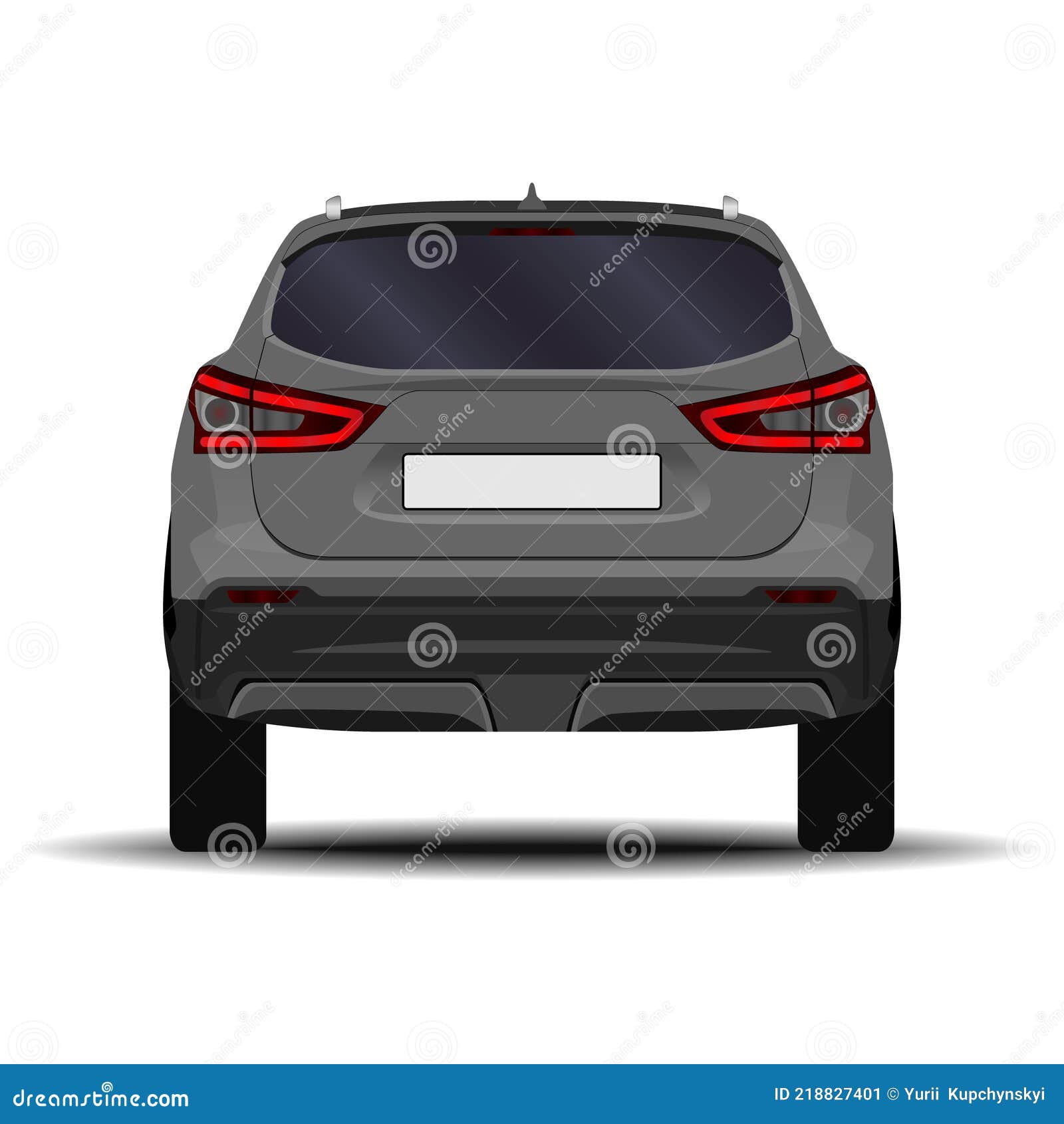 Realistic SUV car. stock vector. Illustration of view - 218827401
