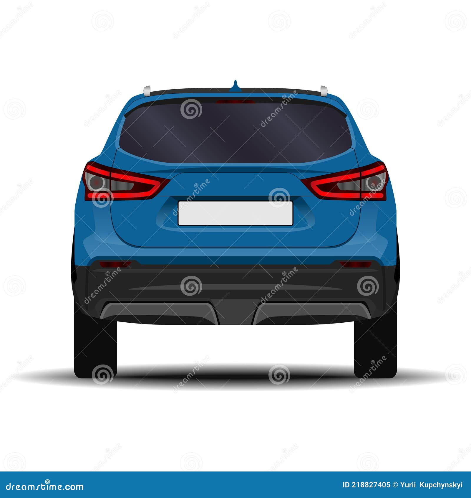Realistic SUV car. stock vector. Illustration of side - 218827405