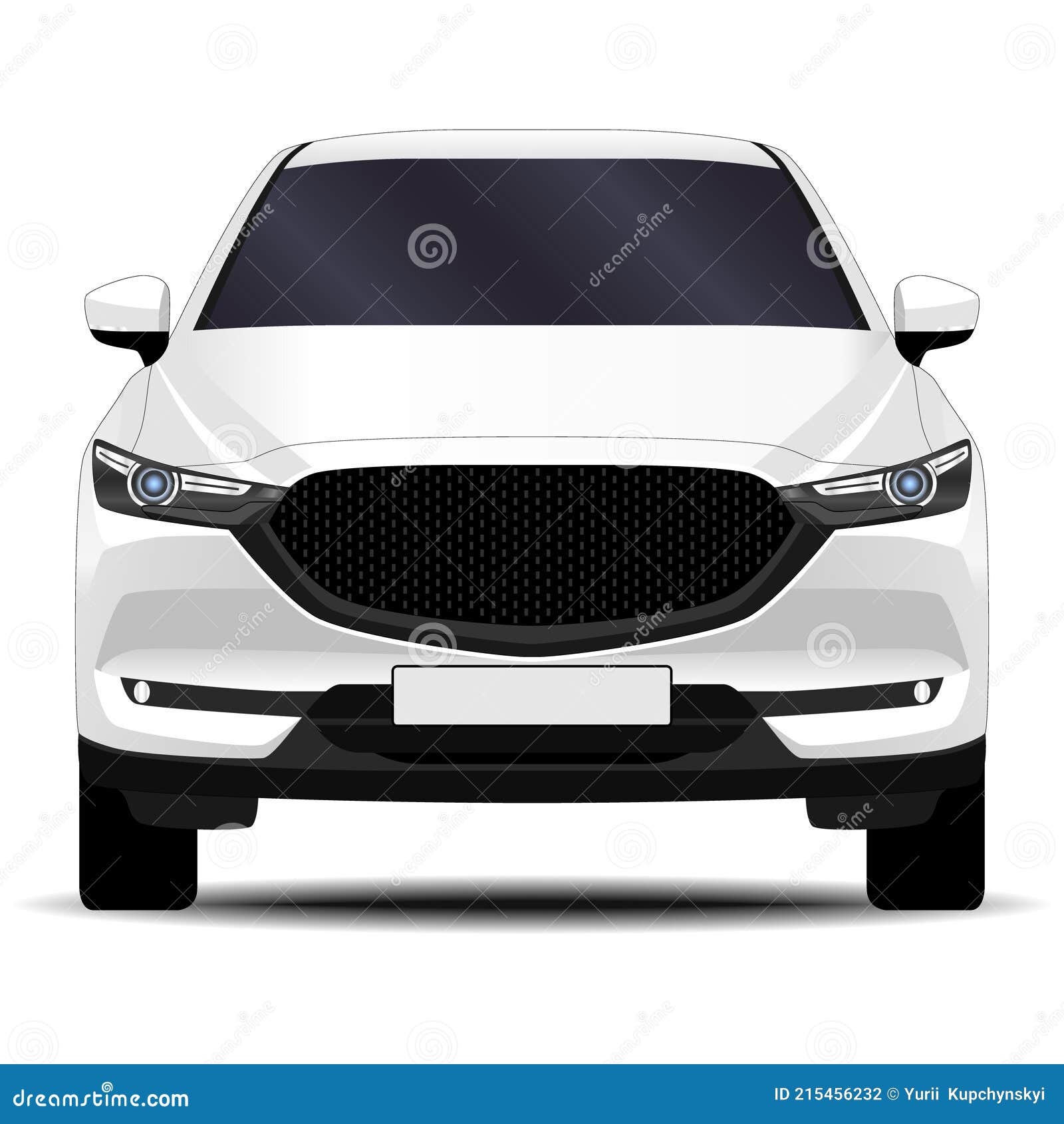 Realistic SUV car. stock vector. Illustration of luxury - 215456232