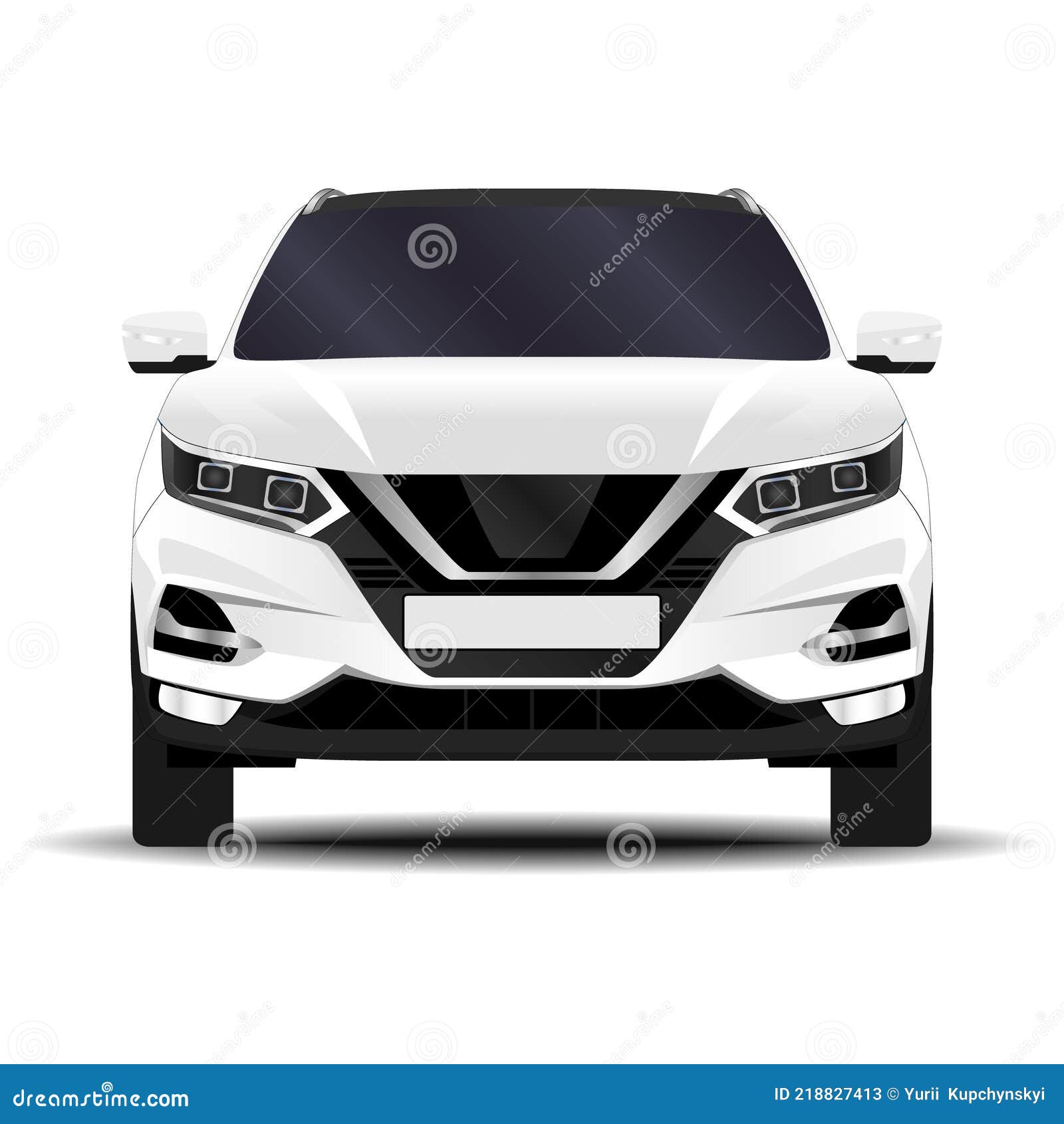 Realistic SUV car. stock vector. Illustration of transport - 218827413