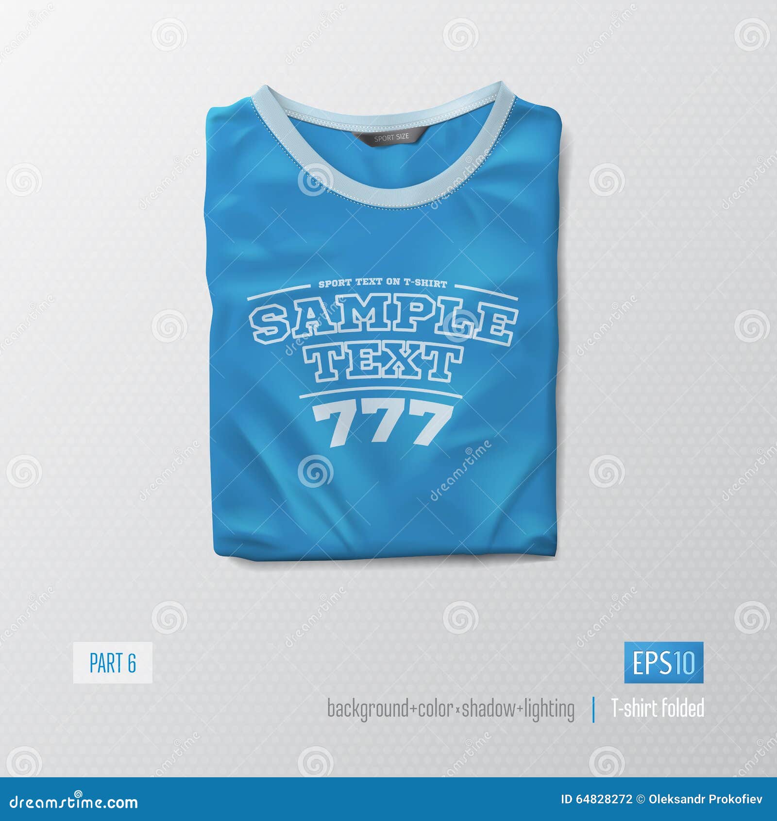 Realistic T-shirt Vector Illustration Stock Vector - Illustration of ...