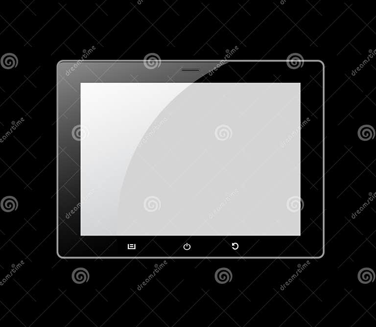 Realistic tablet vector stock illustration. Illustration of business ...